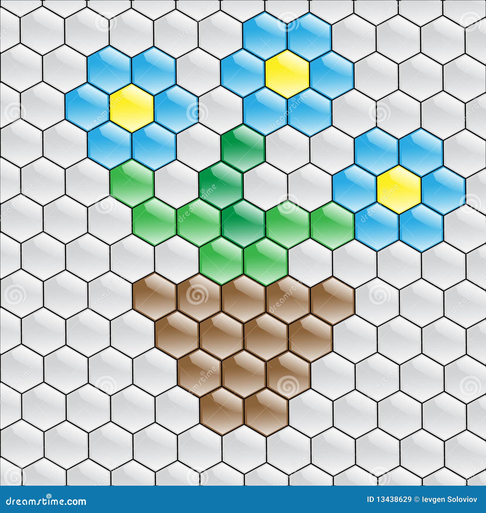 Pixelated Daisy Flower Illustration. Simple Pixel Art Of A White Daisy ...