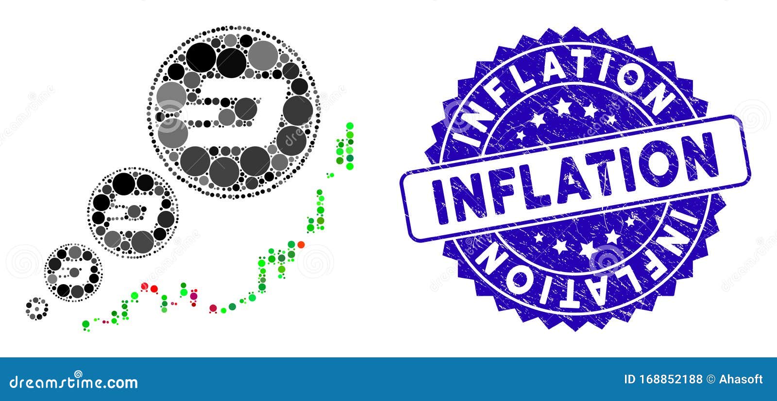 Mosaic Dashcoin Inflation Chart Icon with Scratched Inflation Stamp ... Mosaic Dashcoin Inflation Chart Icon with Scratched Inflation Stamp ...