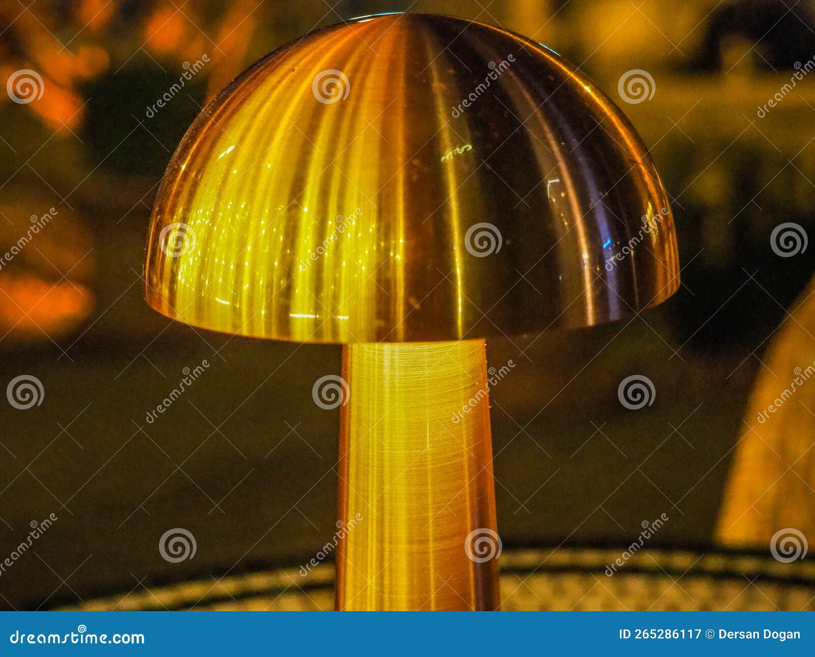 Mosaic Decorated Table and Yellow Iron Lamp Texture for Decor and ...