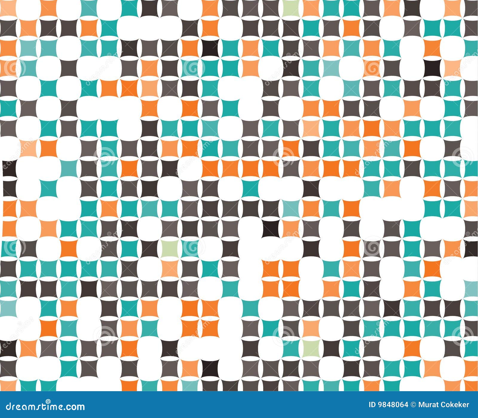 Mosaic design stock vector. Illustration of creative, decor - 9848064