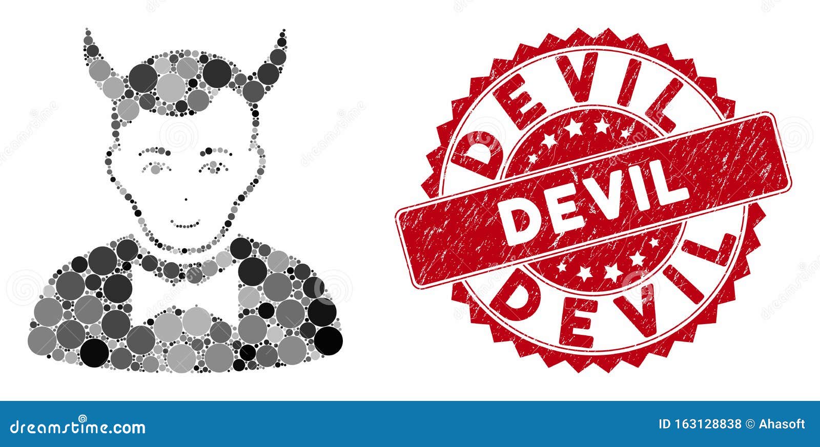 Satanic Seal Alchemical Symbol Associated With The Fire Of Hell. Vector ...