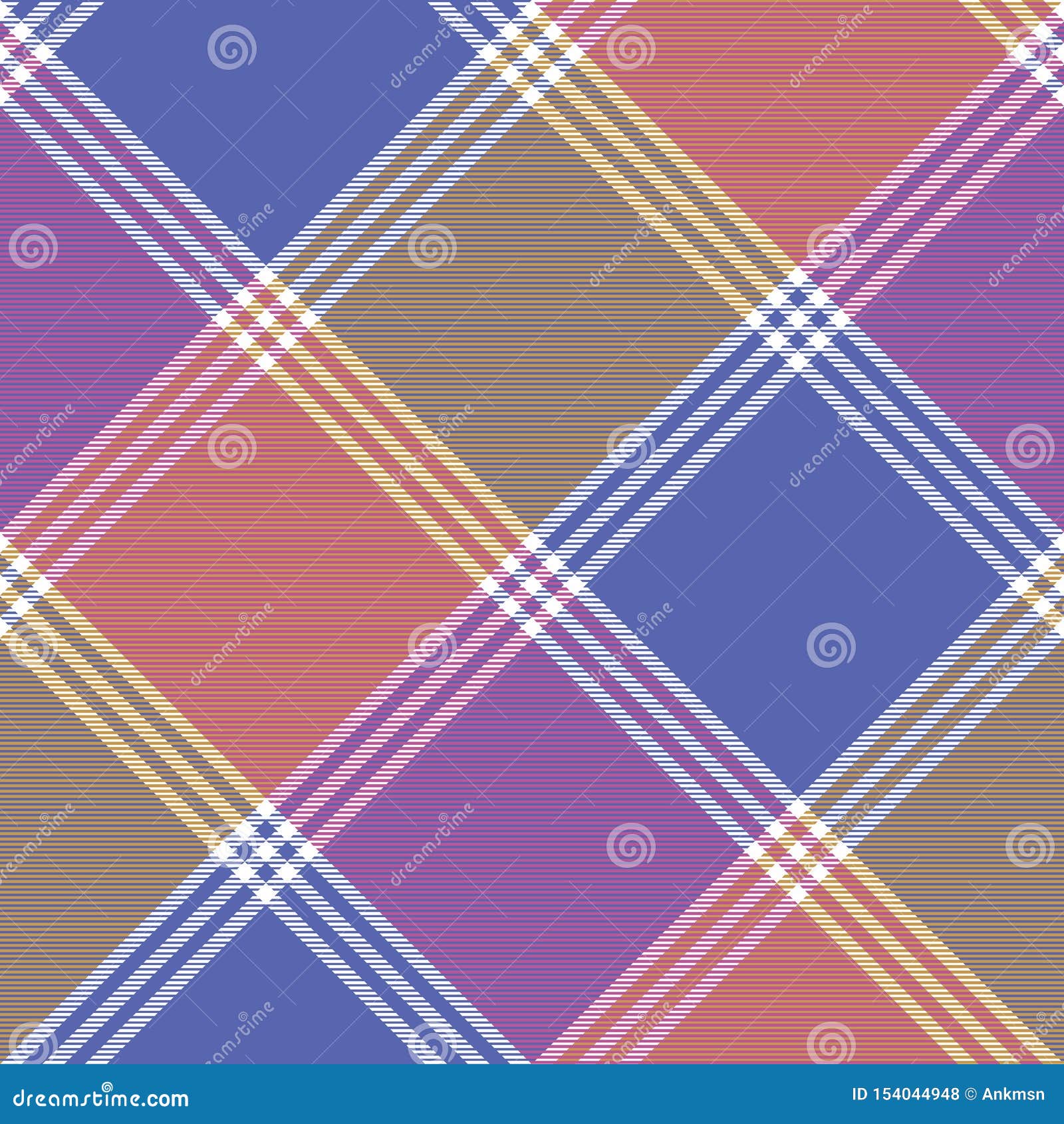Mosaic Diagonal Fabric Texture Seamless Pattern Stock Vector ...