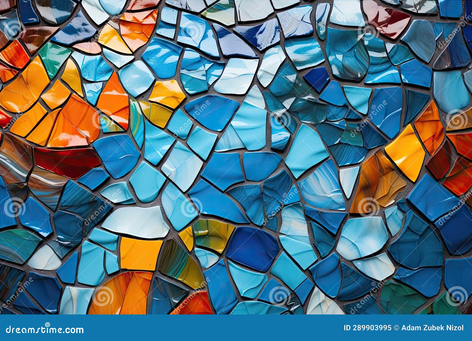 A Mosaic of Different Colors Stock Illustration - Illustration of ...