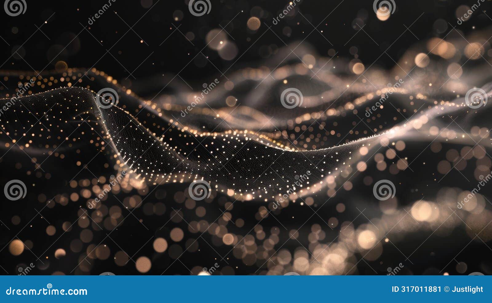 A Mosaic of Dots and Lines Layered upon Each Other Convey the ...