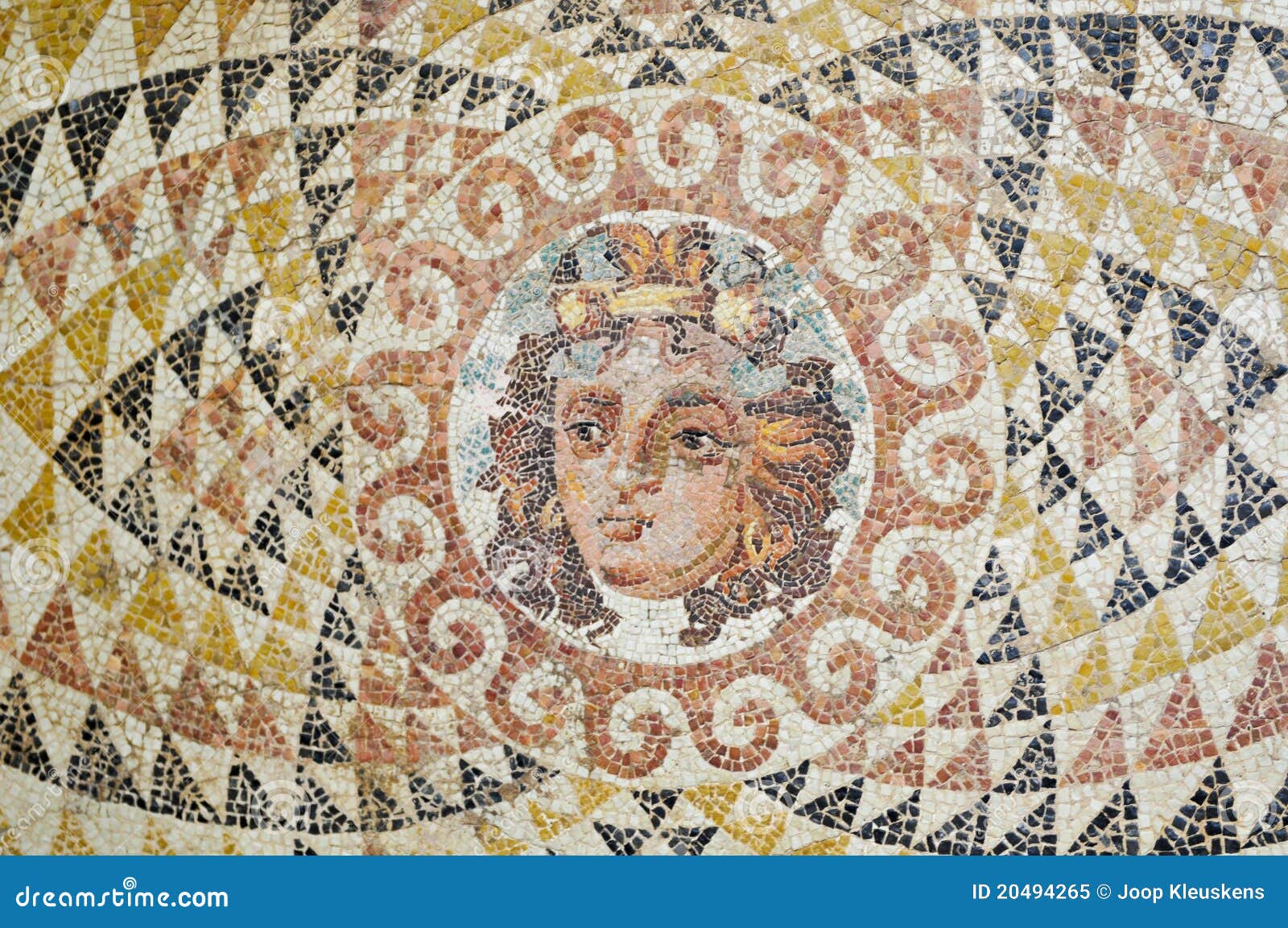 Mosaic with face editorial image. Image of ceramic, mosaic - 20494265