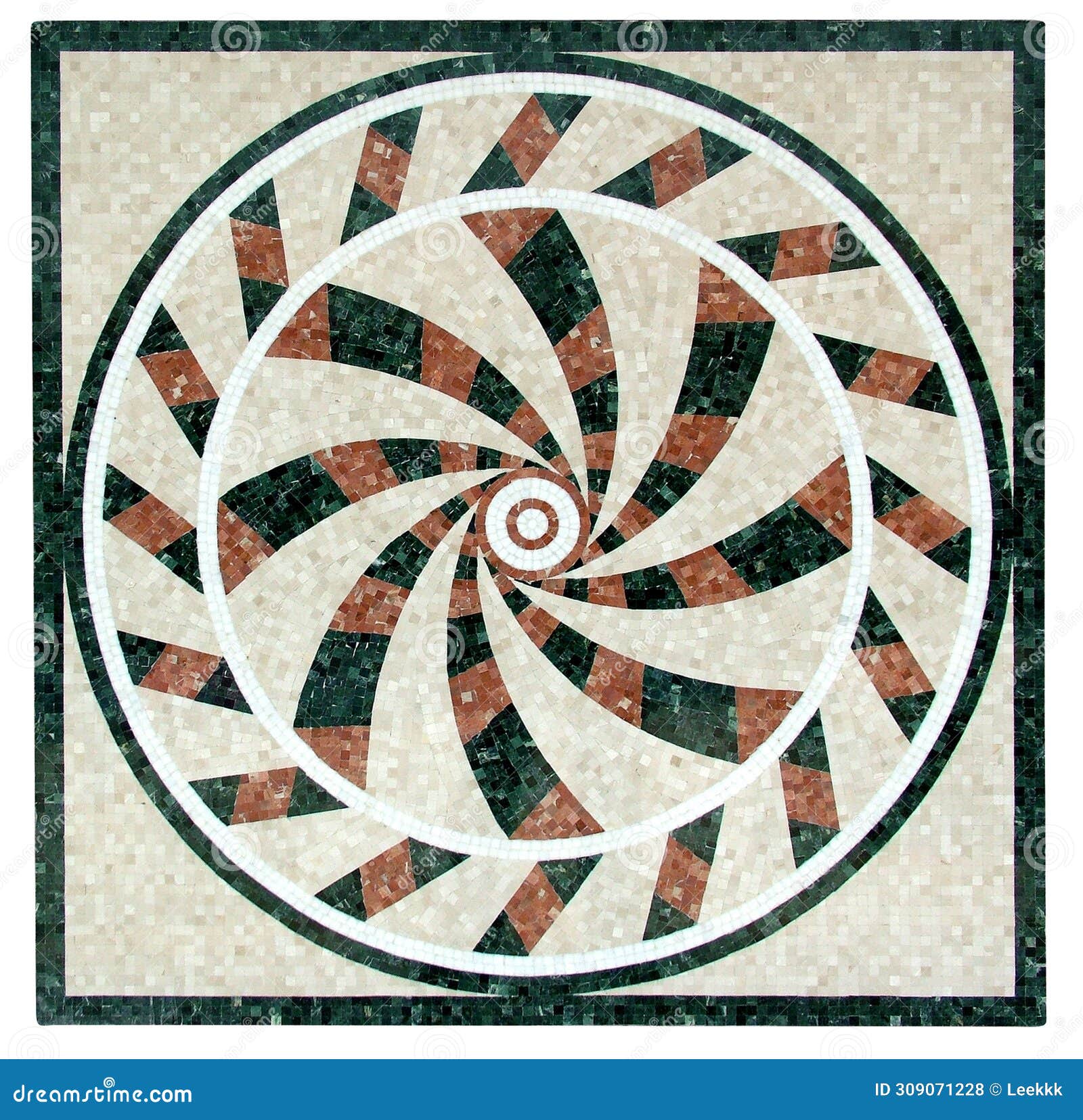 Mosaic Mosaic Mosaic Mosaic Floor Tile Pattern Stock Photo - Image of ...