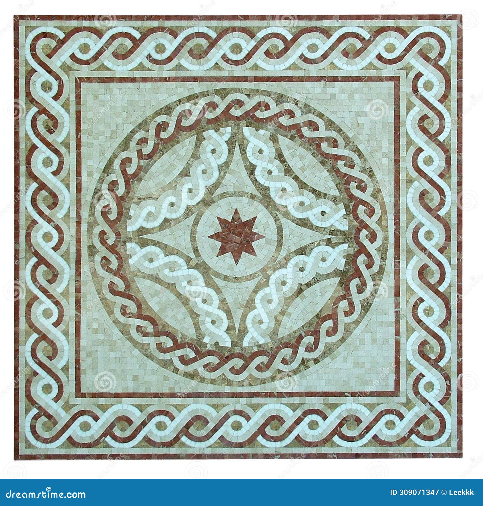 Marble Mosaic Mosaic Square Pattern Stone Craft Stock Image - Image of ...