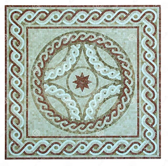 Marble Mosaic Mosaic Square Pattern Stone Craft Stock Image - Image of ...