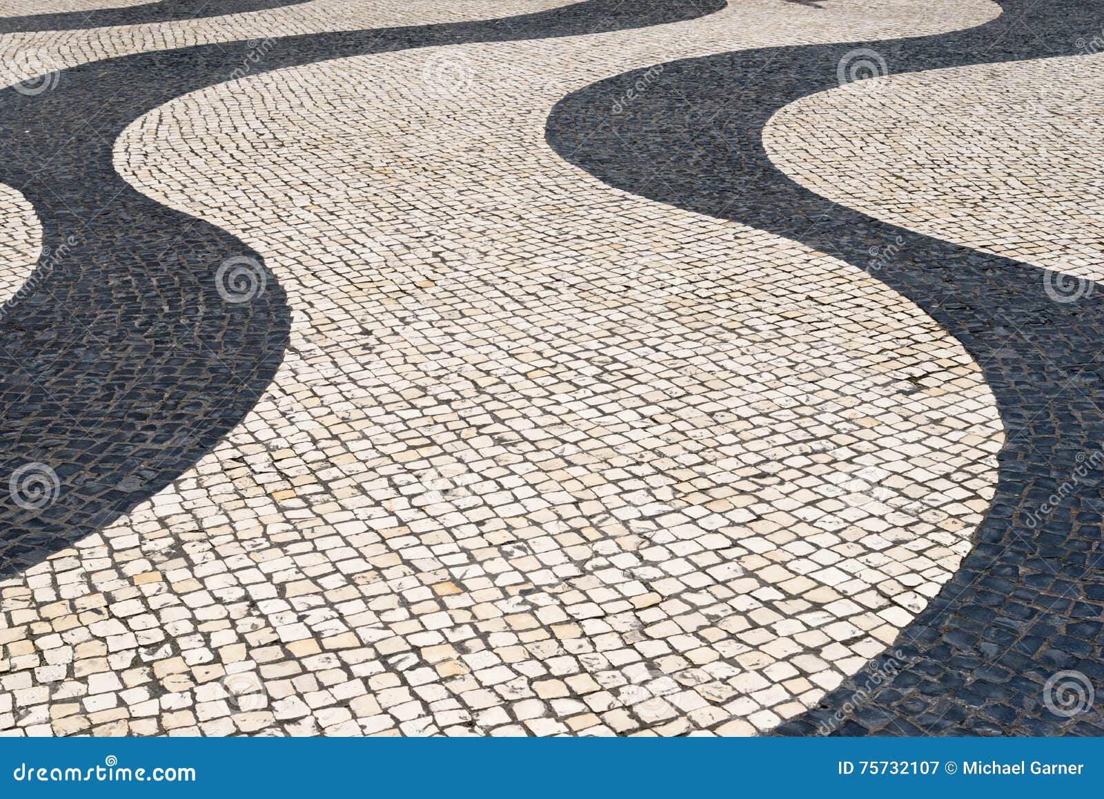 Mosaic in footpath stock image. Image of footpath, pattern - 75732107
