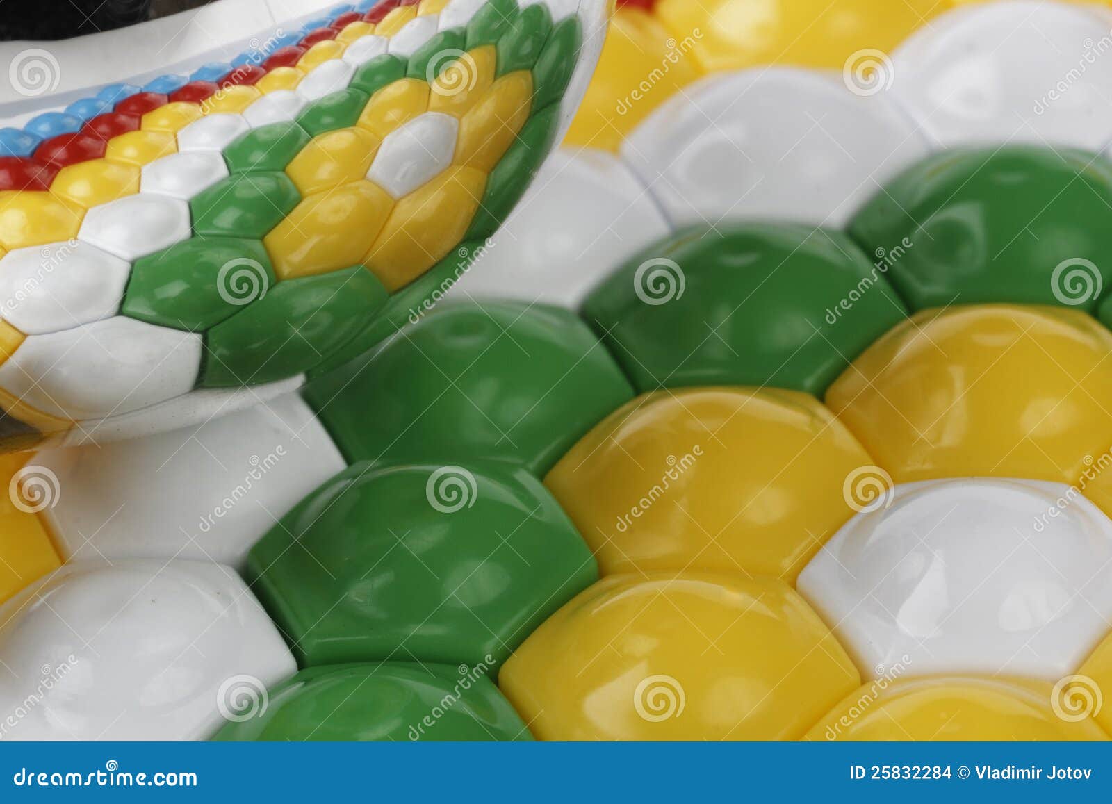 Mosaic Game with Reflective Ball Stock Photo - Image of horizontal ...