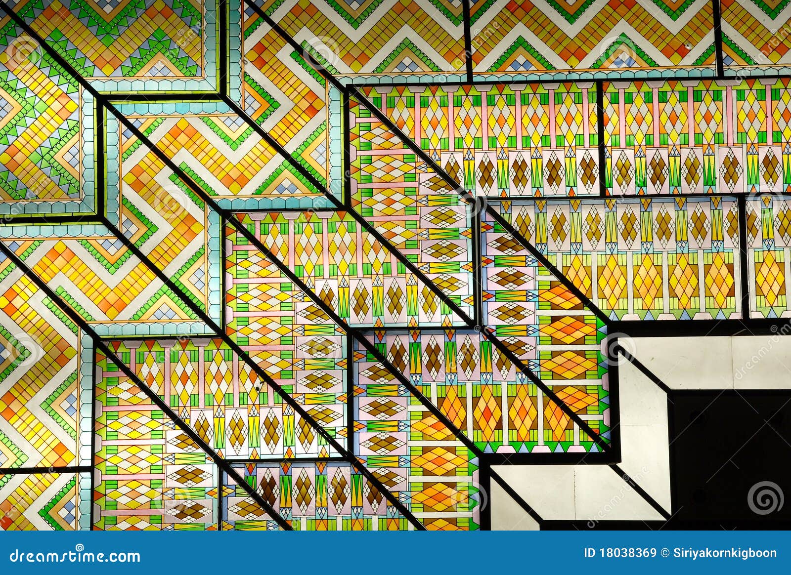 Colourful Mozaic Types Design