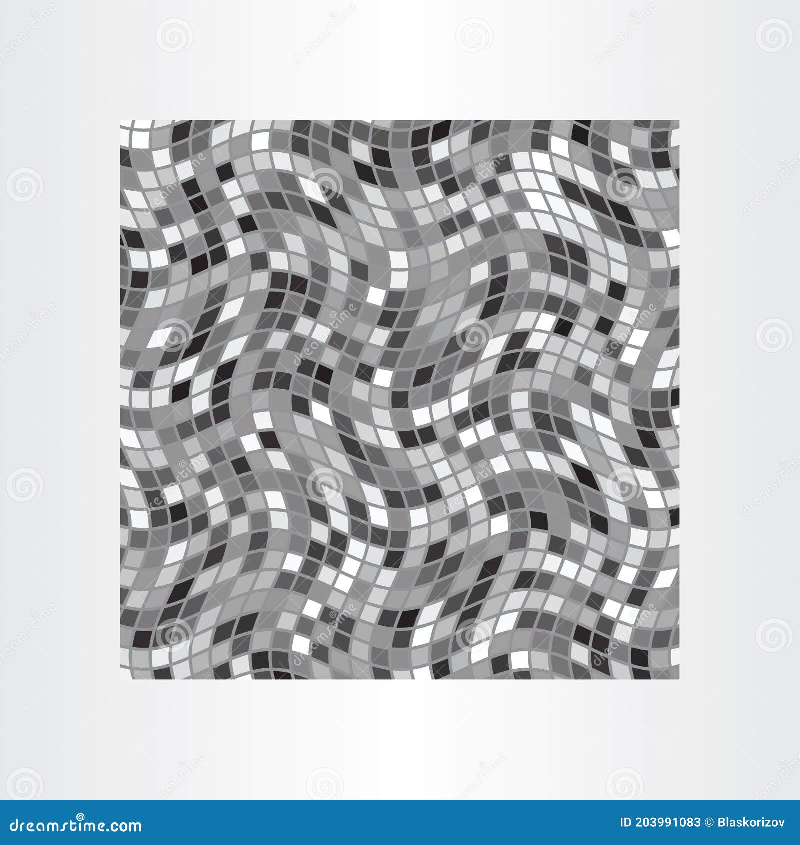 Grayscale Abstract Hexagon Pattern Cartoon Vector | CartoonDealer.com ...