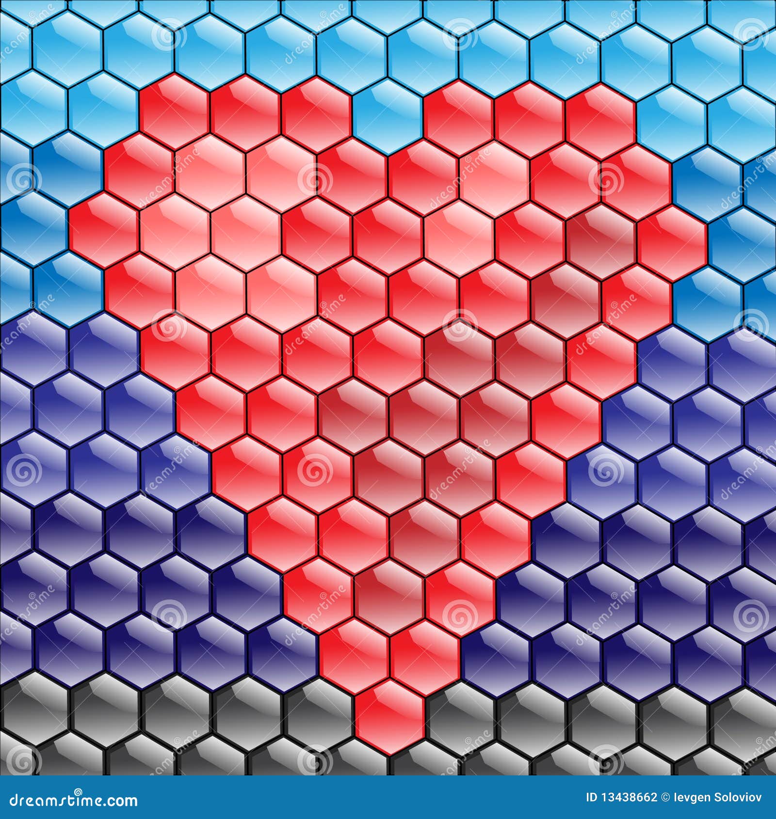 Mosaic heart stock vector. Illustration of love, abstract - 13438662