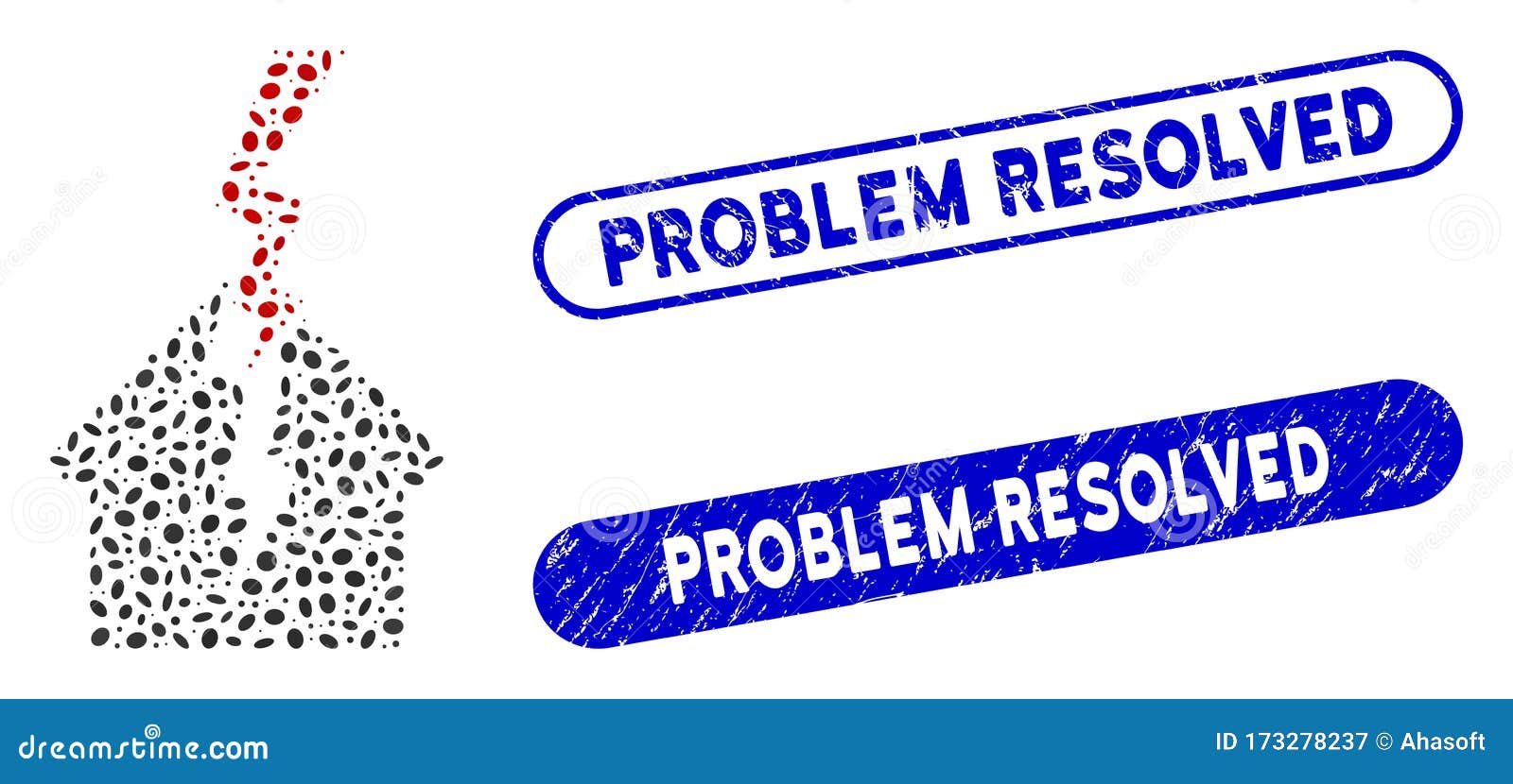 Ellipse Mosaic House Break with Distress Problem Resolved Watermarks ...