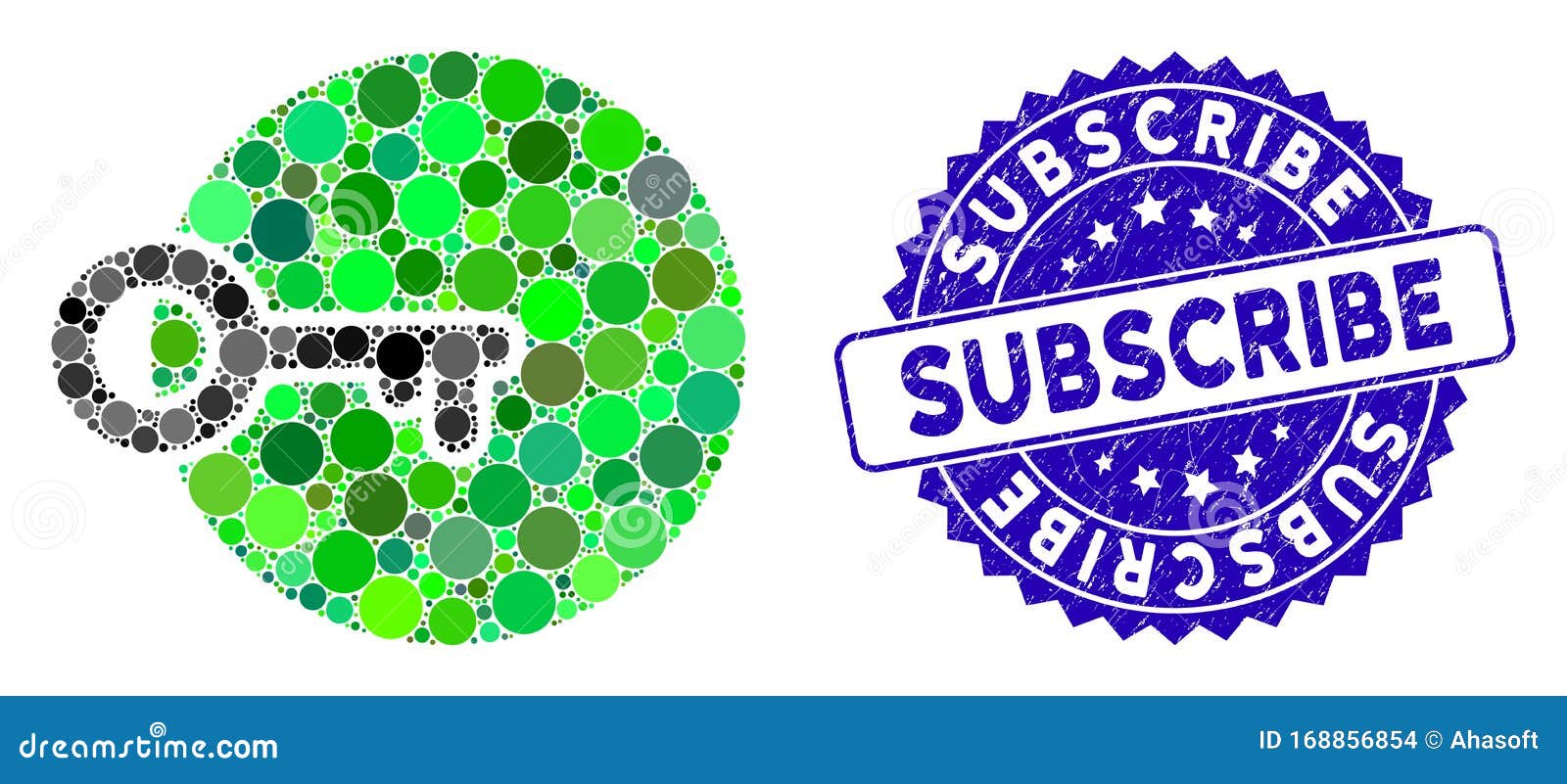 Mosaic Login Icon with Distress Subscribe Seal Stock Illustration ...
