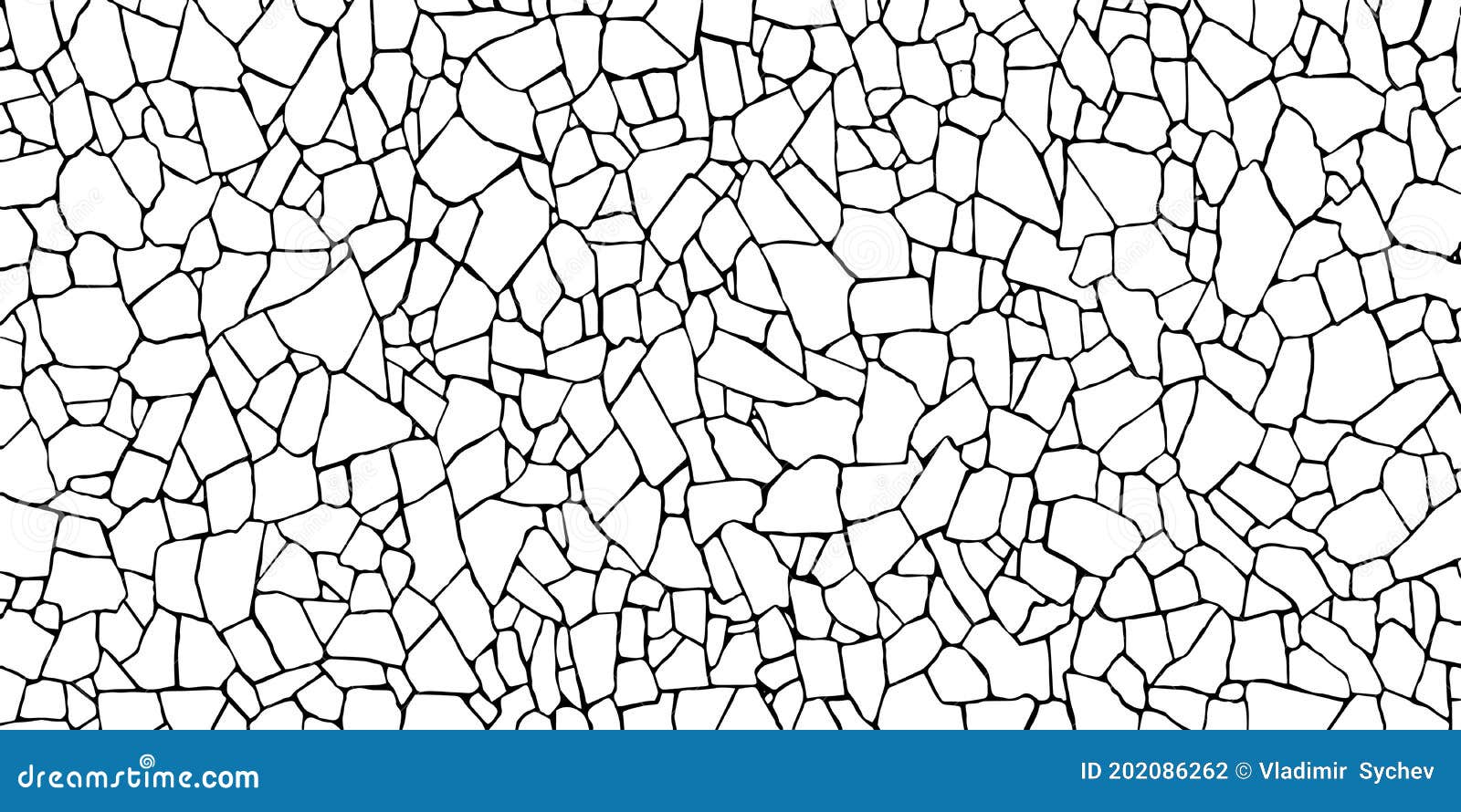 Stones Black and White Pattern. Vector Illustration Stock Illustration ...