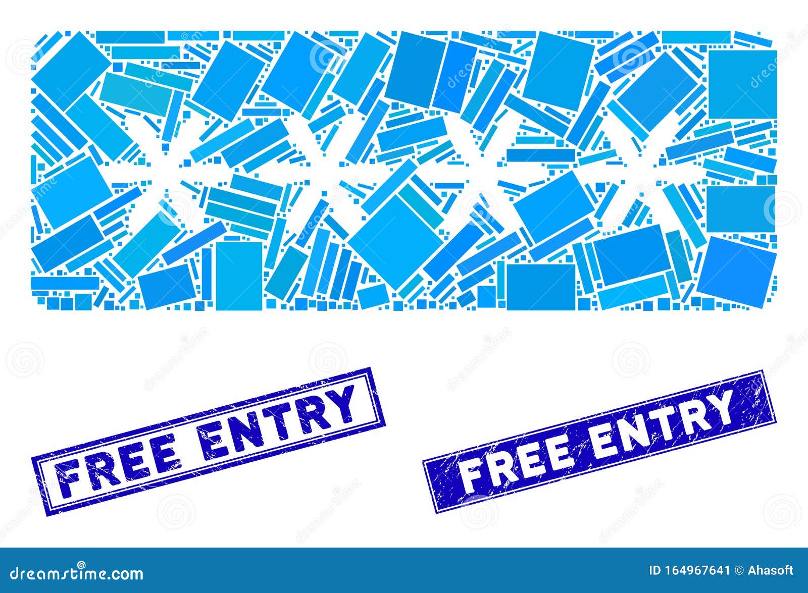 Password Stars Mosaic and Grunge Rectangle Seals Stock Illustration ...