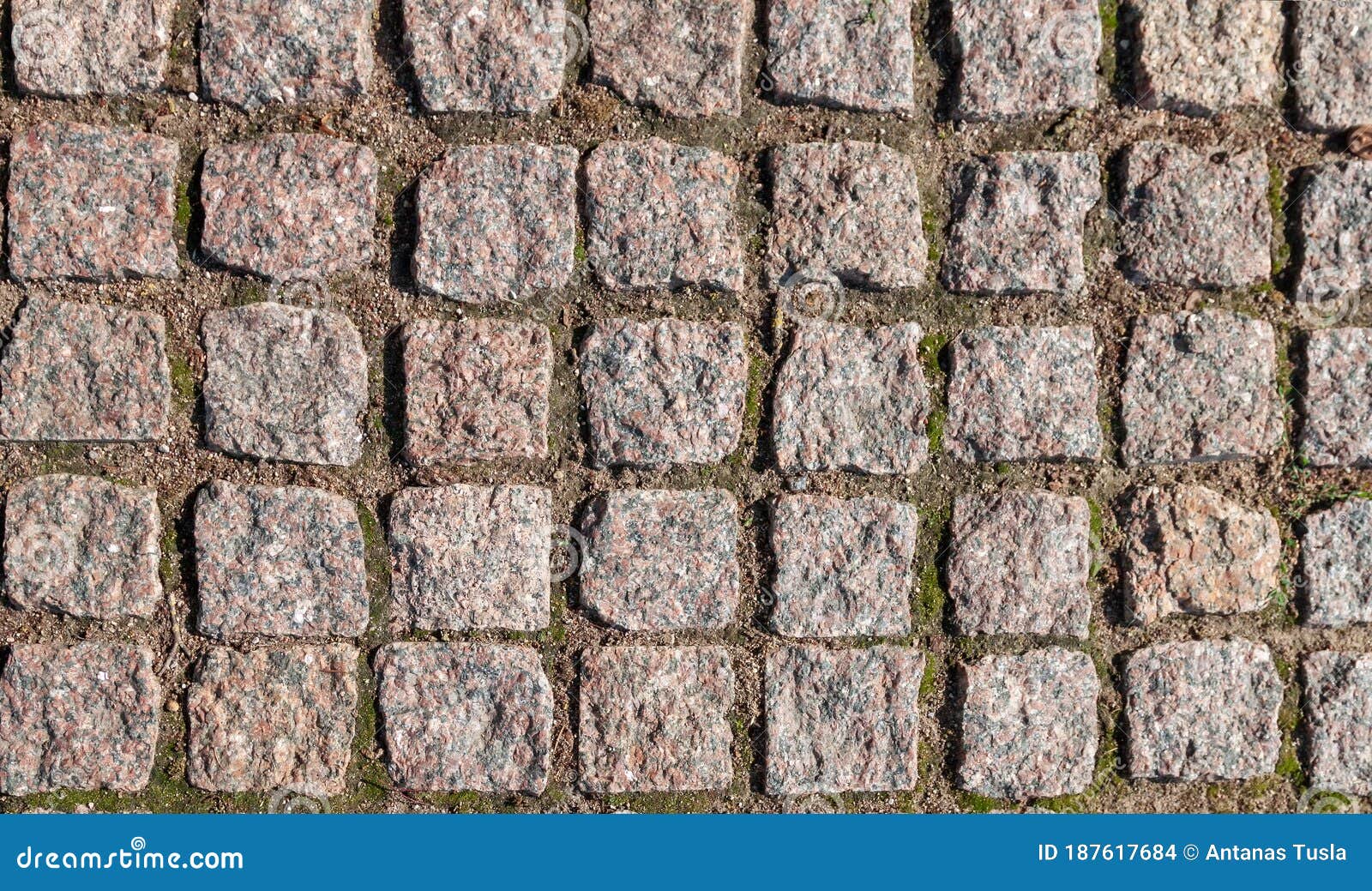 Mosaic Pattern of Irregular Coarse Granite Stones. Floor, Texture of ...