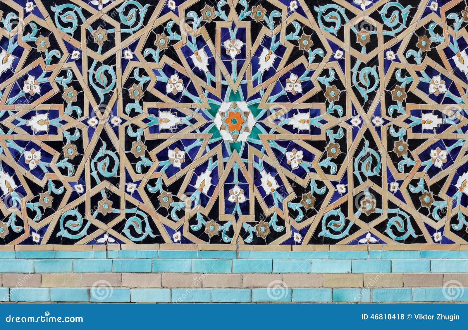 Mosaic pattern texture stock photo. Image of design, ceramics - 46810418
