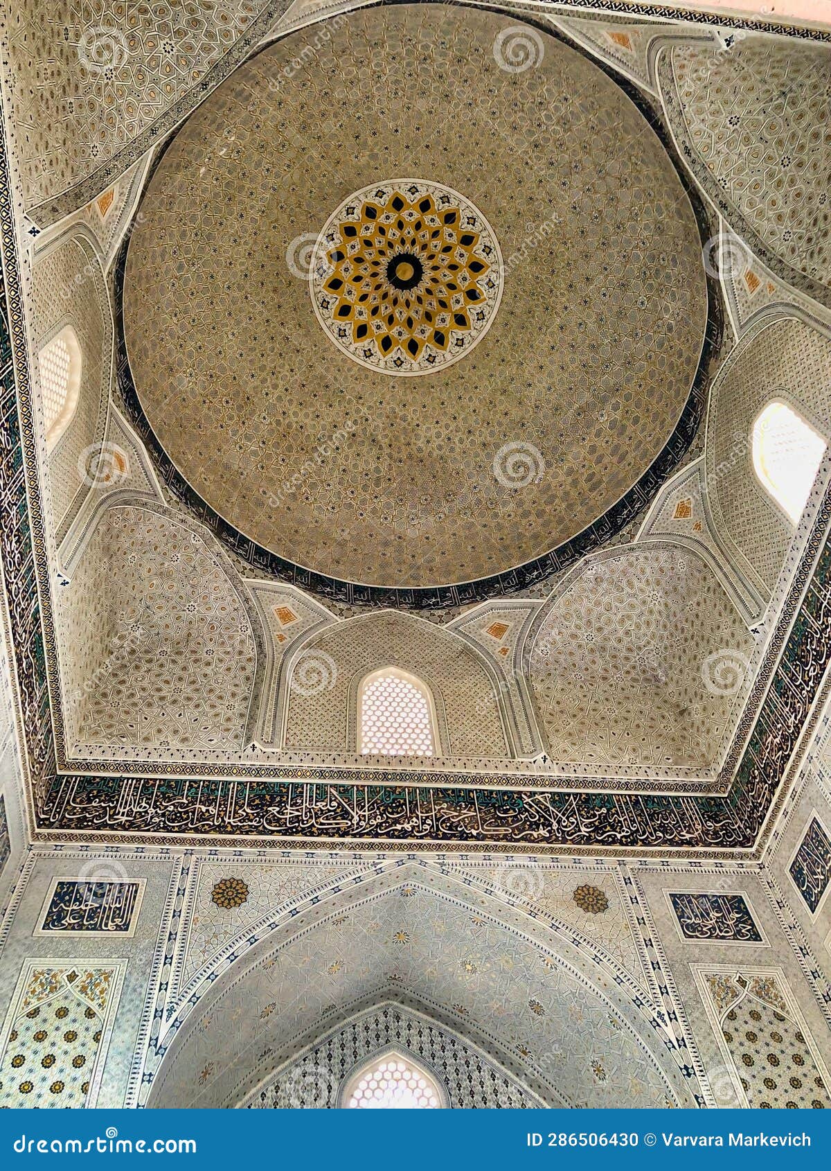 Mosaic Patterns of Uzbekistan Mosques Stock Photo - Image of design ...