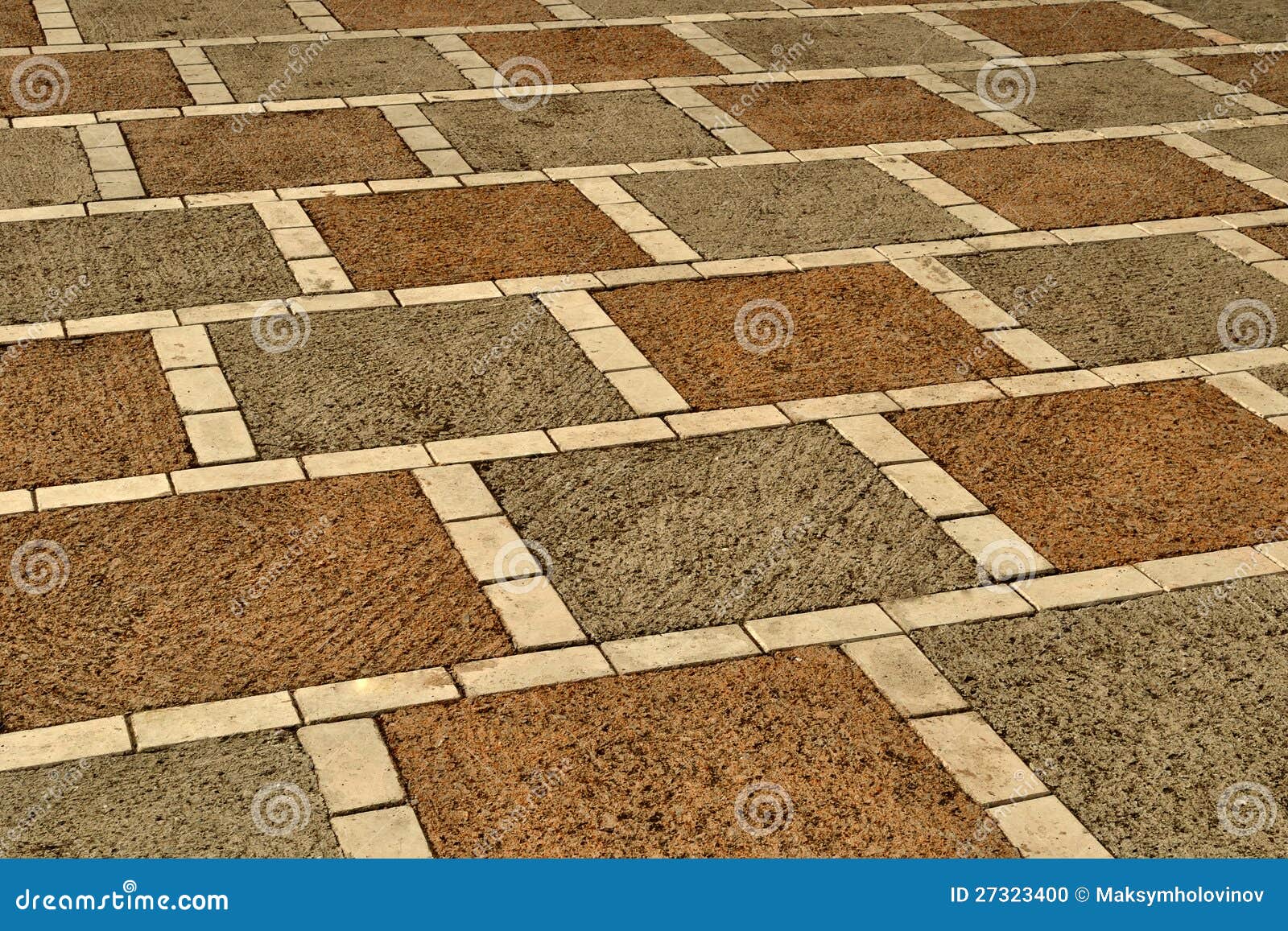 Mosaic from paving slabs stock photo. Image of large - 27323400