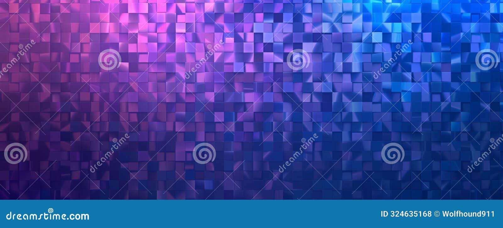 A Mosaic Pixel Background with a Gradient from Blue To Purple. the ...