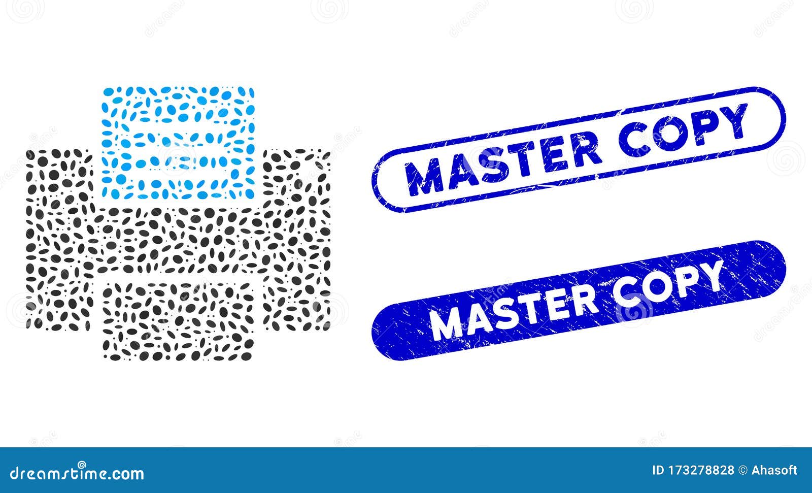 Master Copy Stamp On White Stock Image | CartoonDealer.com #232165279