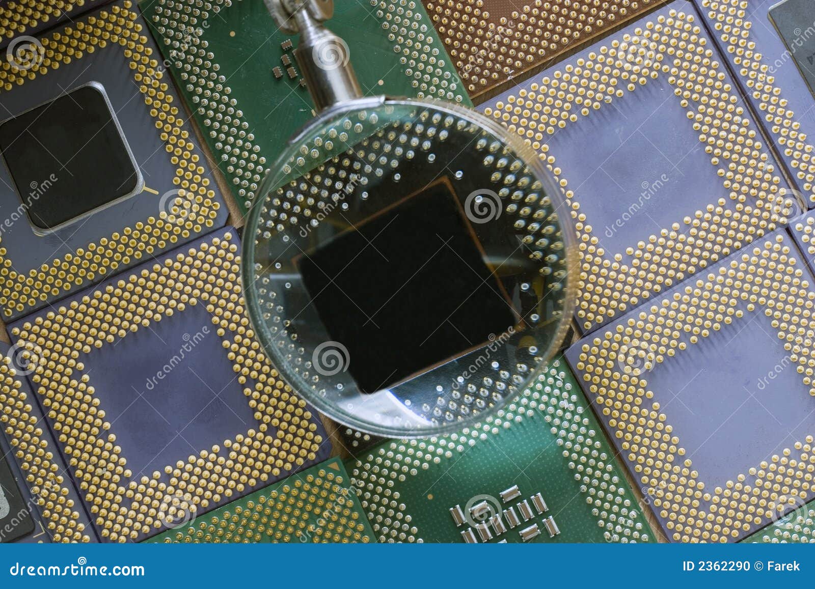 Mosaic of processors stock photo. Image of internet, intel - 2362290