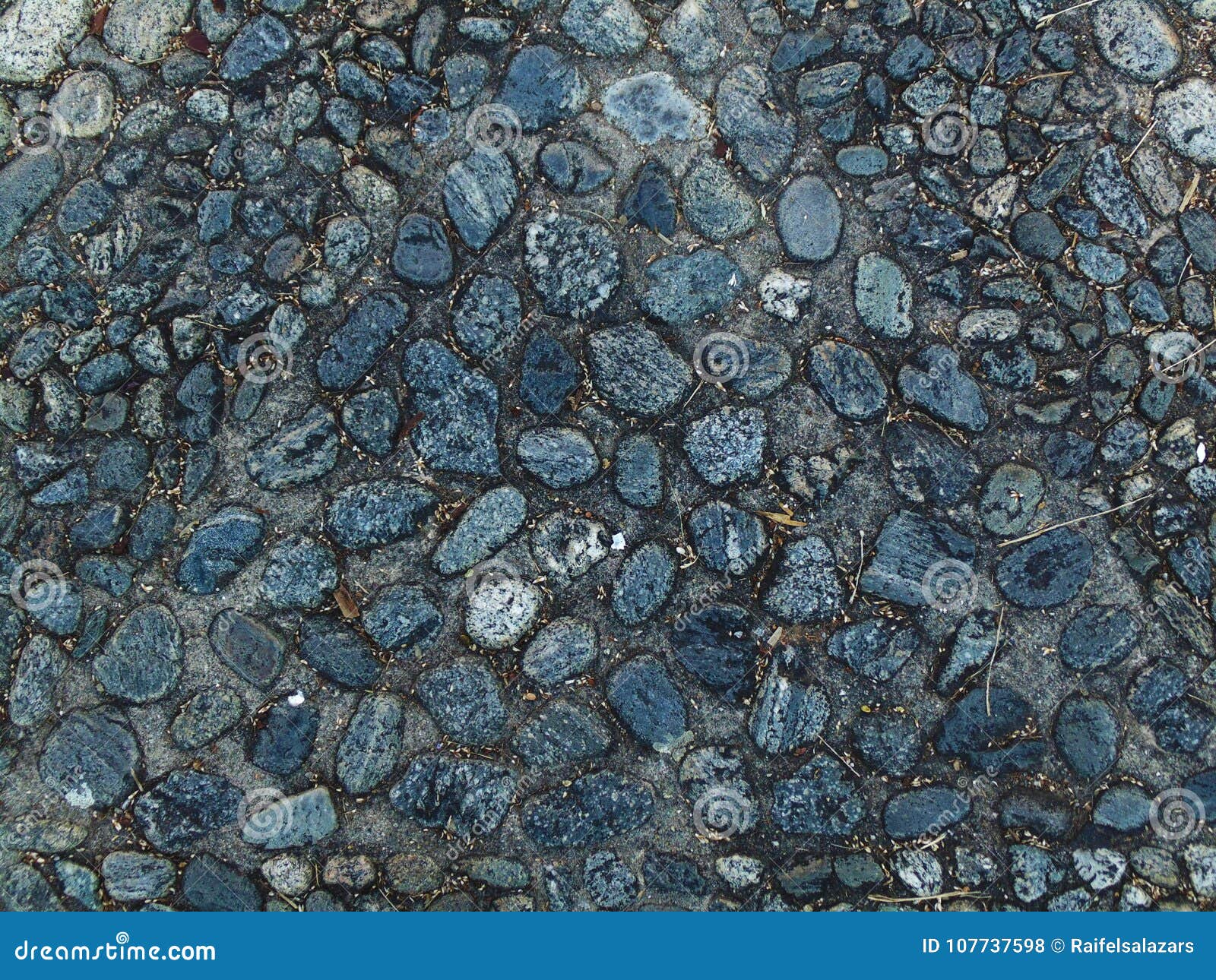 Mosaic of Rocks on the Floor Stock Photo - Image of ntexture, rocks ...