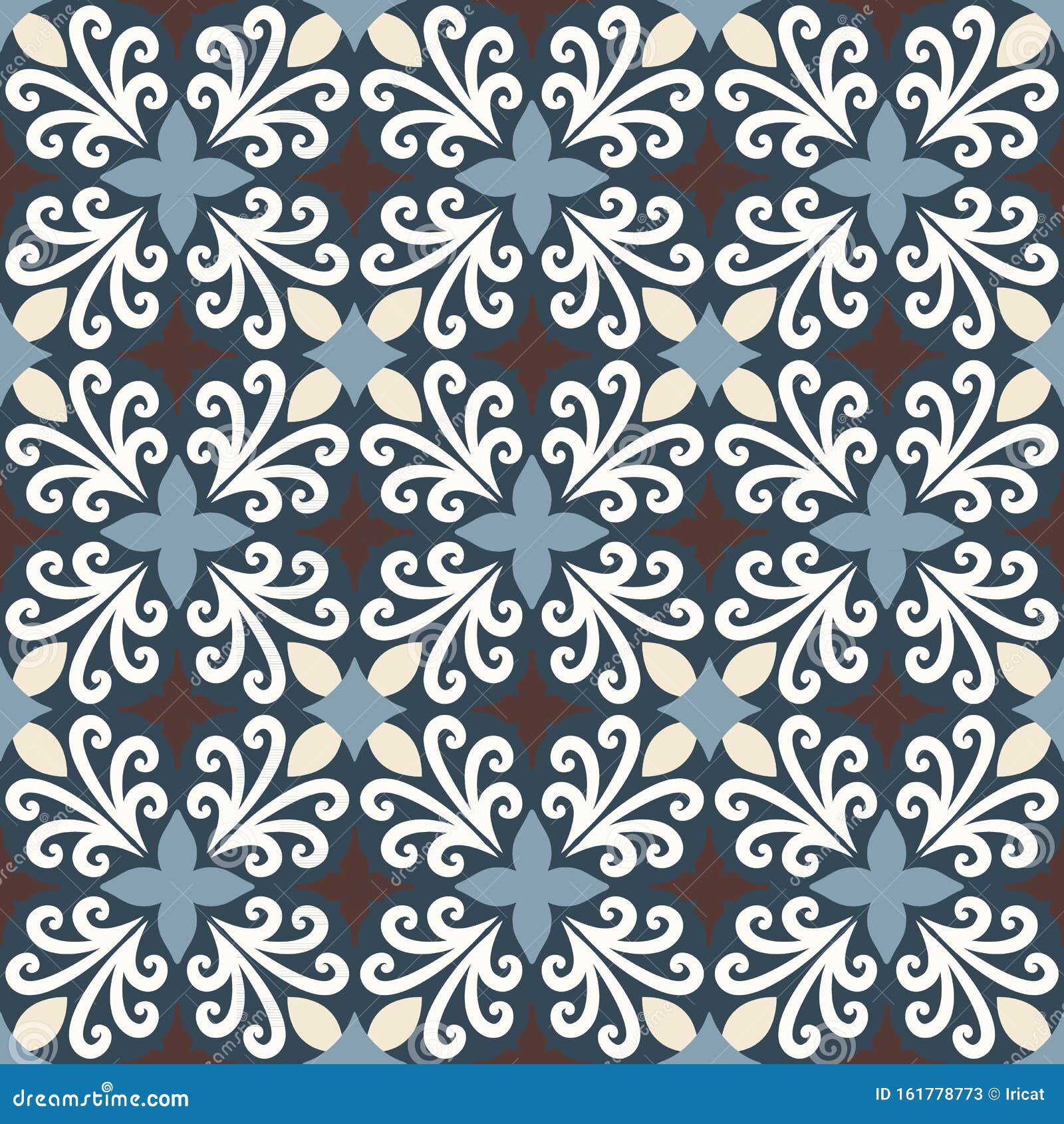 Mosaic Samarkand Seamless Pattern. Modern Geometric Textures Stock ...