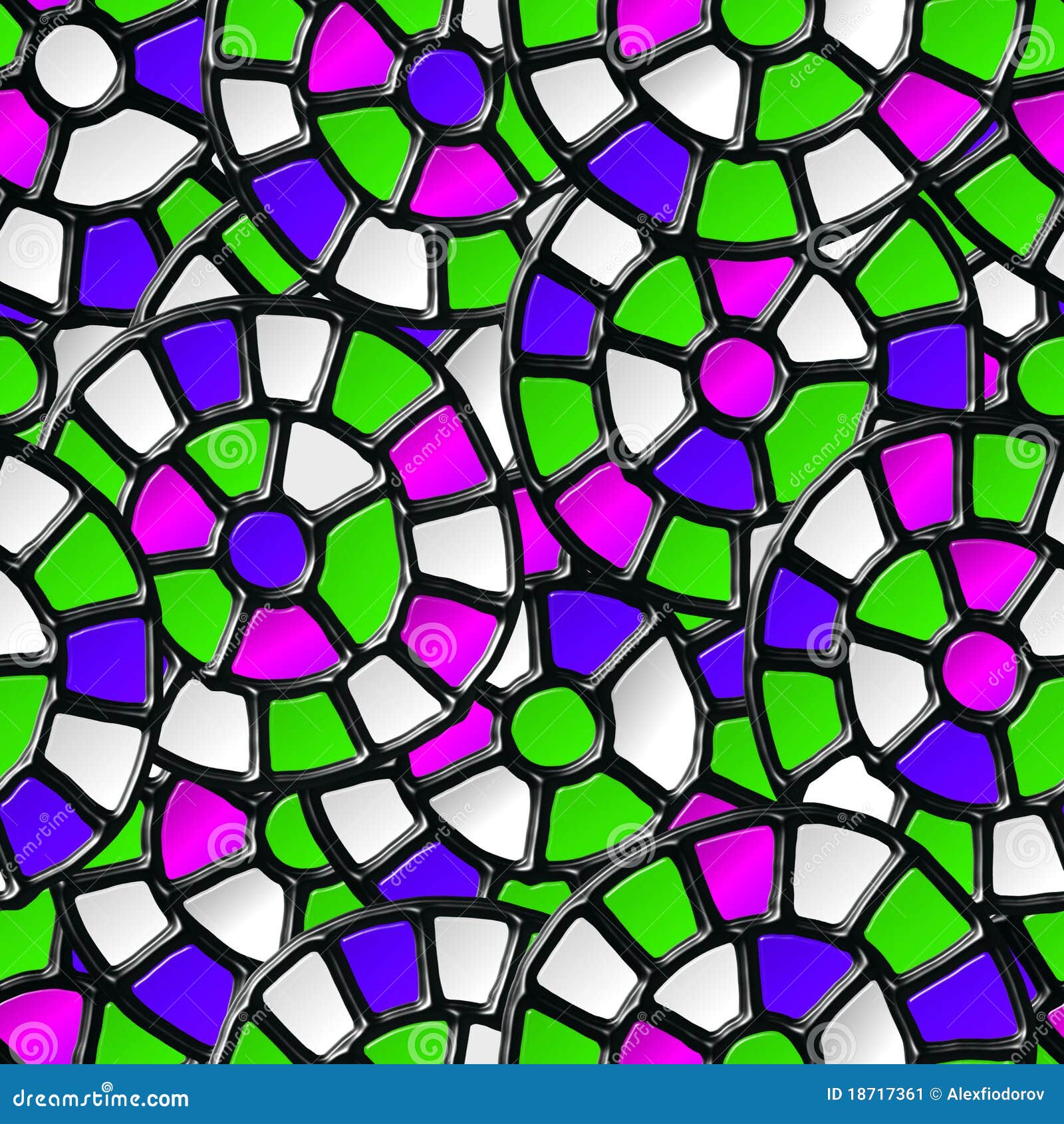 Mosaic seamless pattern. stock illustration. Illustration of bright ...