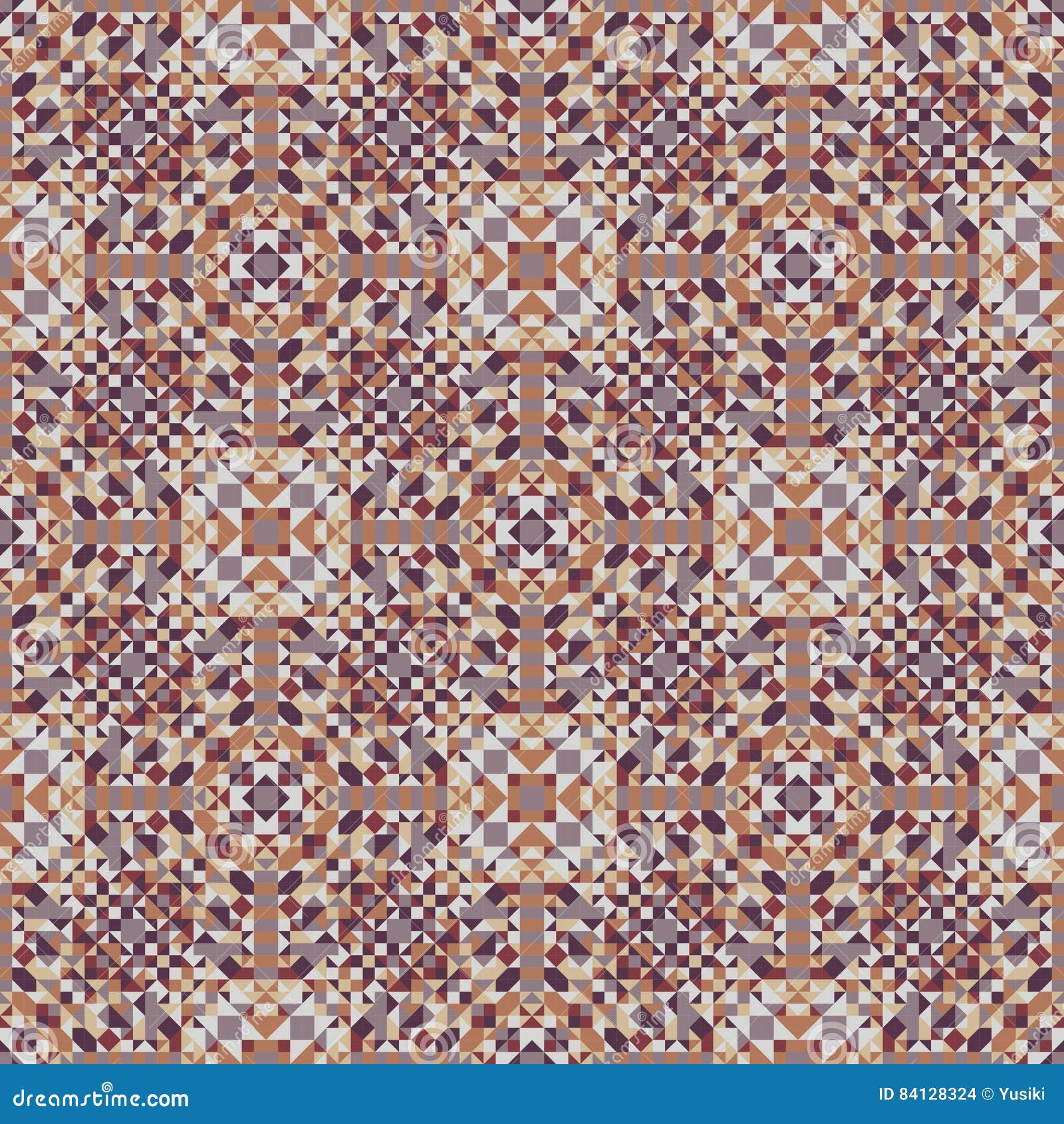 Mosaic Seamless Pattern. Colorful Illustration Stock Photo - Image of ...