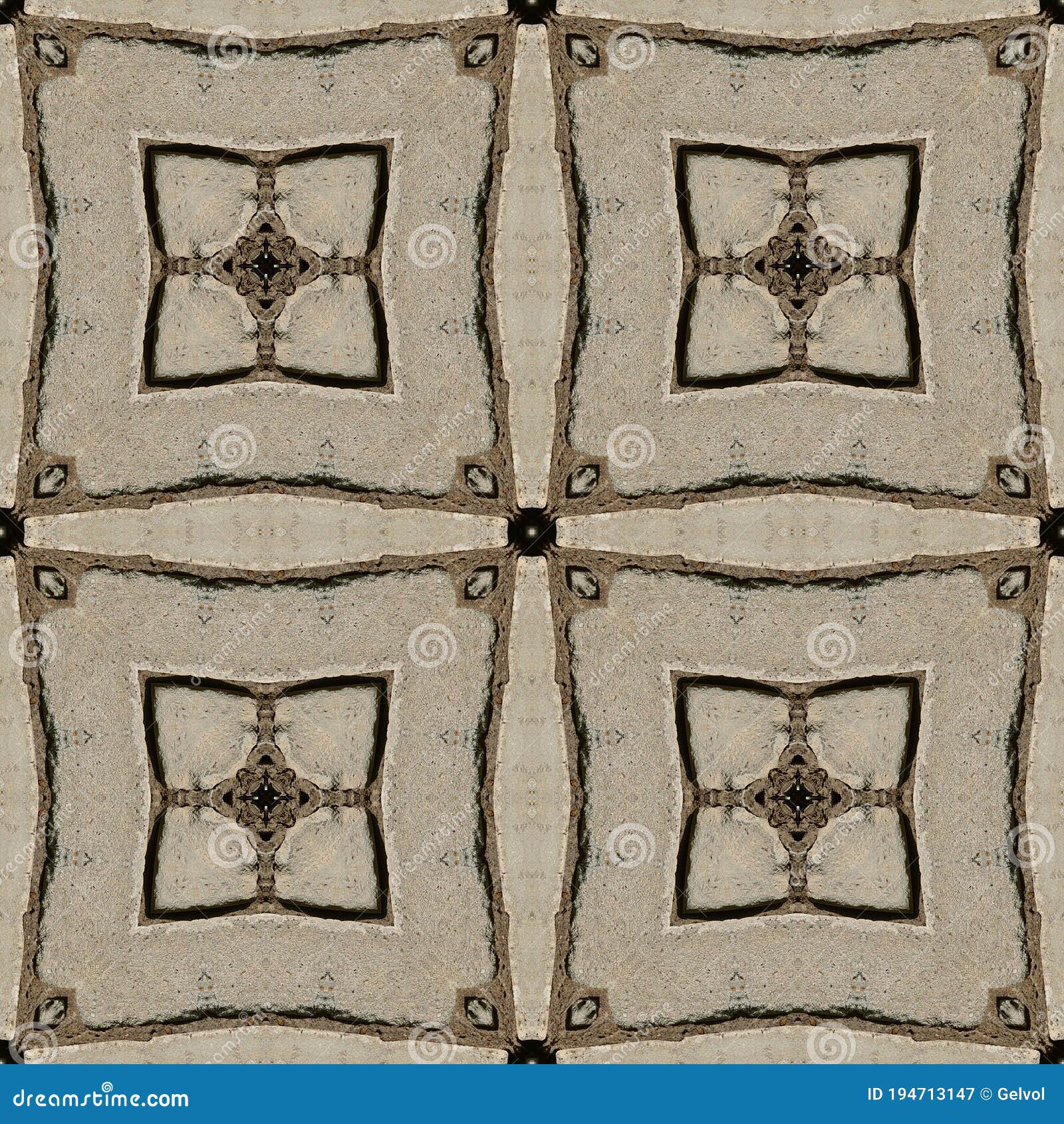 Mosaic Seamless Pattern from Old Gray Bricks and Cement. an Interesting ...