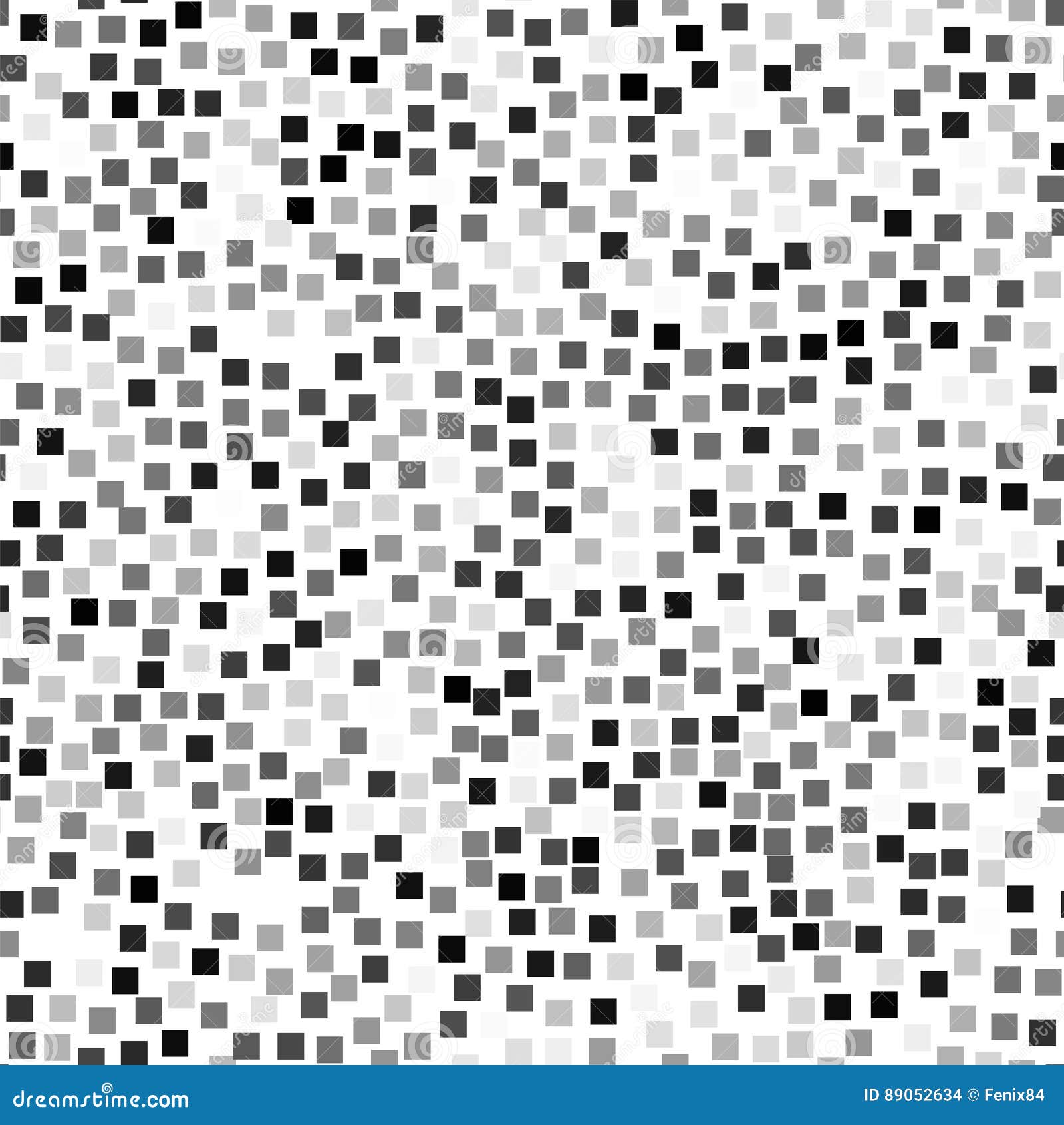 Mosaic of Small Gray Squares in Random Order. Seamless Vector Pa Stock ...