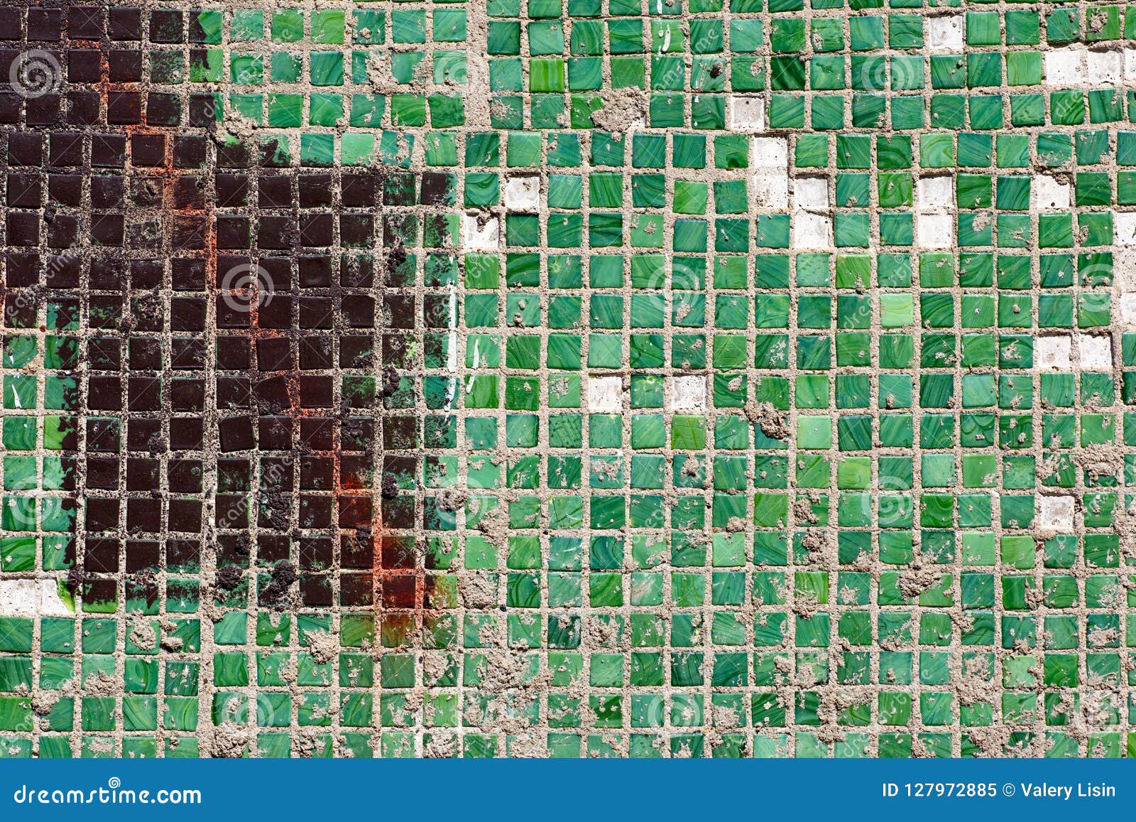 Mosaic of Small Square Tiles Stock Image - Image of ceramic, graphic ...