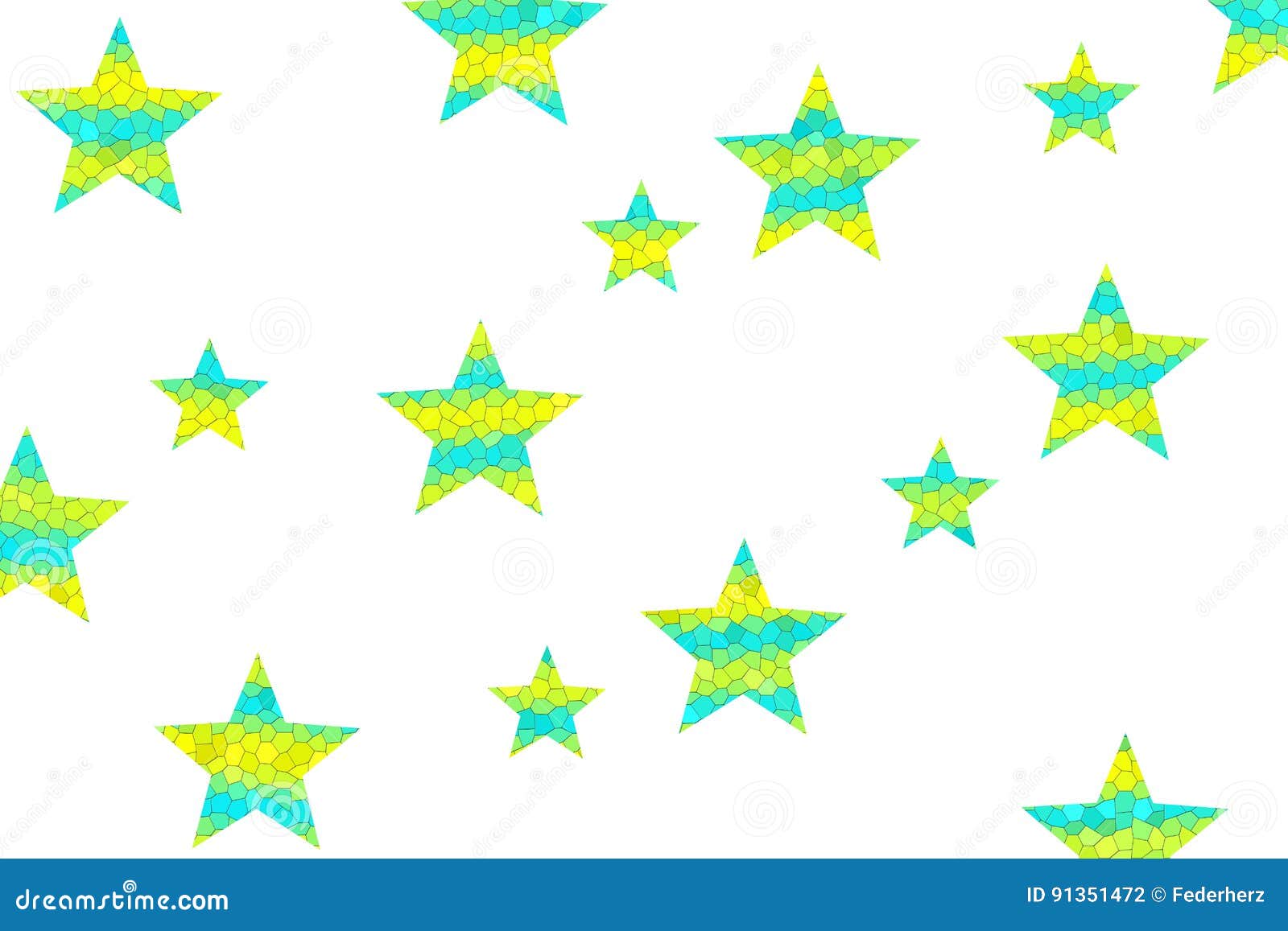 Cyan Mosaic Background With Gradient Royalty-Free Stock Photo ...