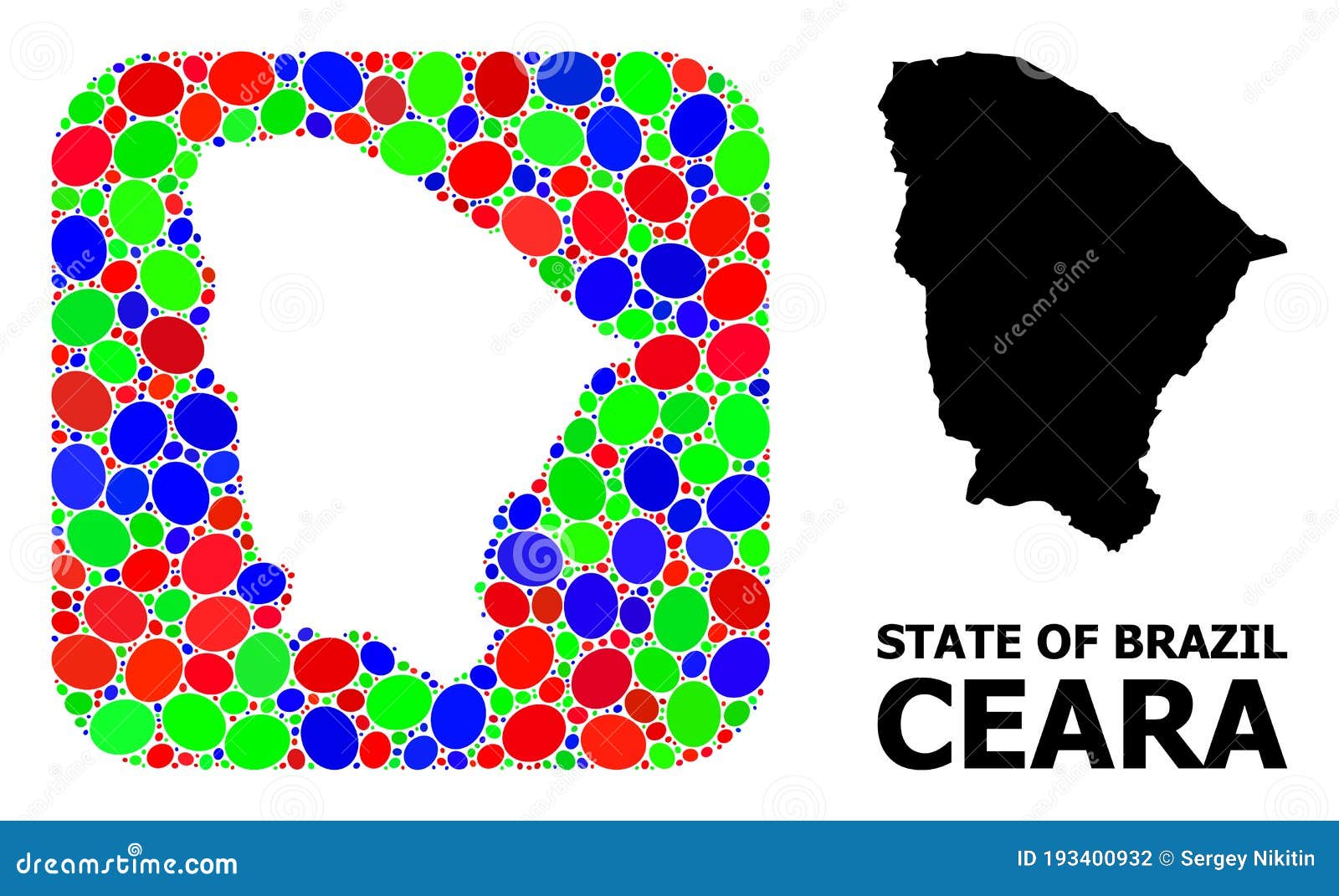 Ceara State Regions Map Royalty-Free Stock Image | CartoonDealer.com ...