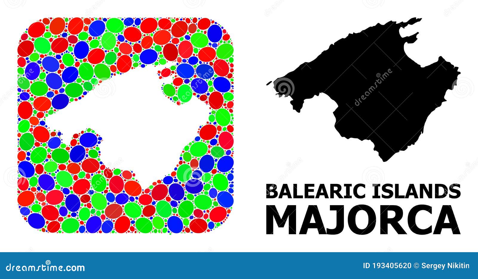 Mosaic Stencil Circle Map Of Corfu Island And Watermark Stamp Cartoon ...