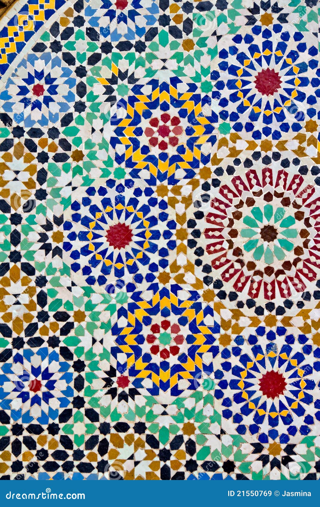 Mosaic table Fes stock image. Image of maghreb, mosaic - 21550769