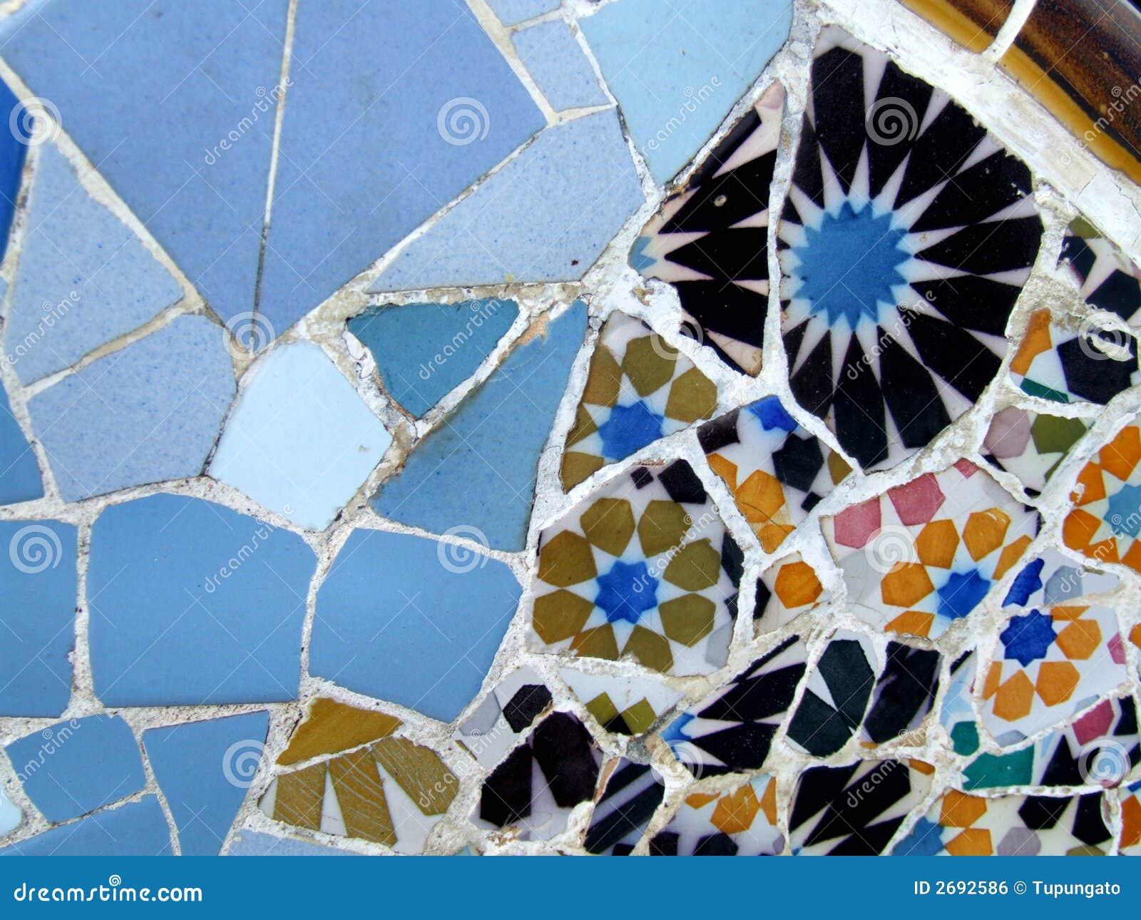 Texture. An Old Mosaic On The Facade Of The Historical Building Of The ...