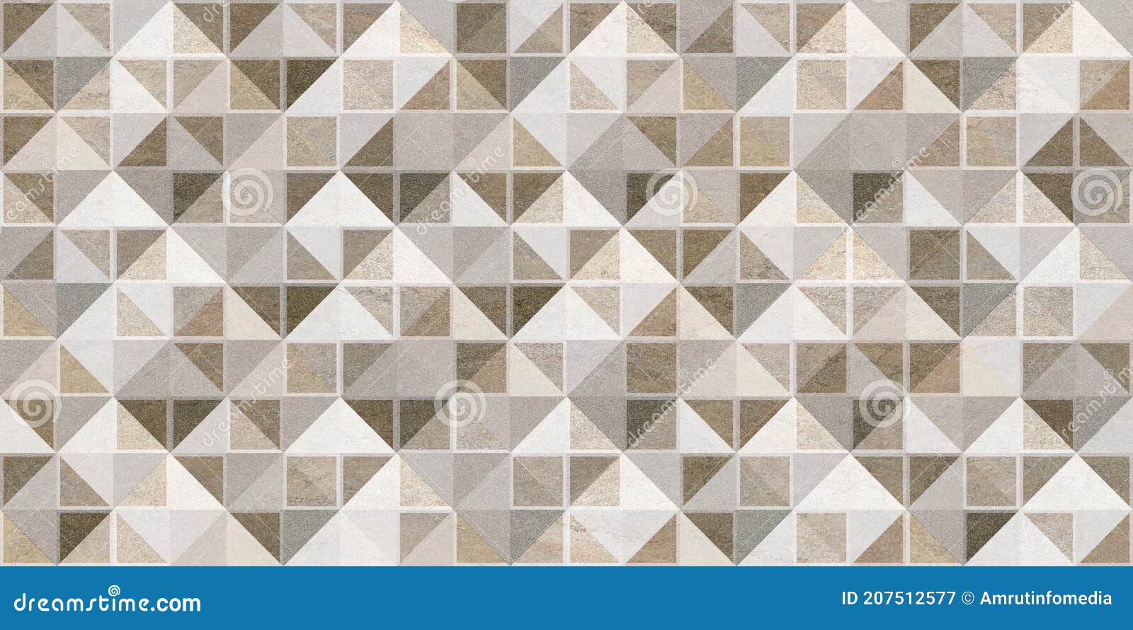 Mosaic tile design stock illustration. Illustration of hesitant - 207512577