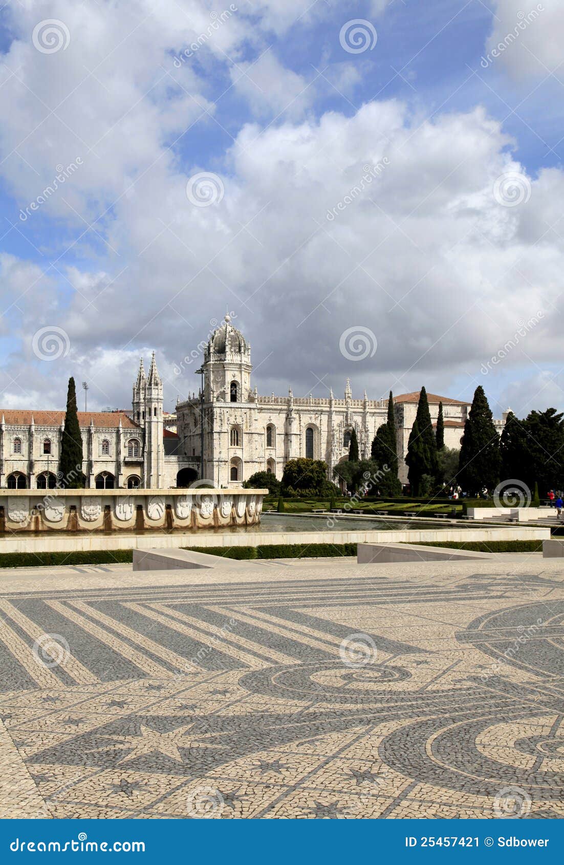 Mosaic Tile Jeronimos Monastery Lisbon, Portugal Stock Image - Image of ...