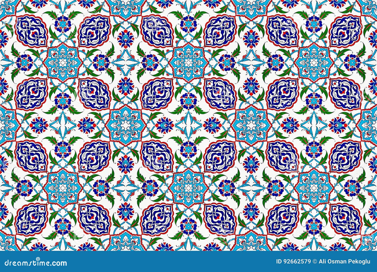 Mosaic Tile Pattern,islamic Motif Stock Image - Image of wall, ethnic ...