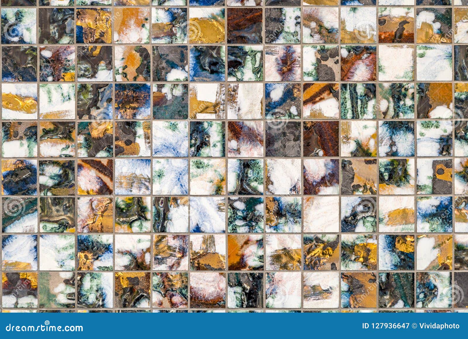 Mosaic tiles background stock image. Image of element - 127936647