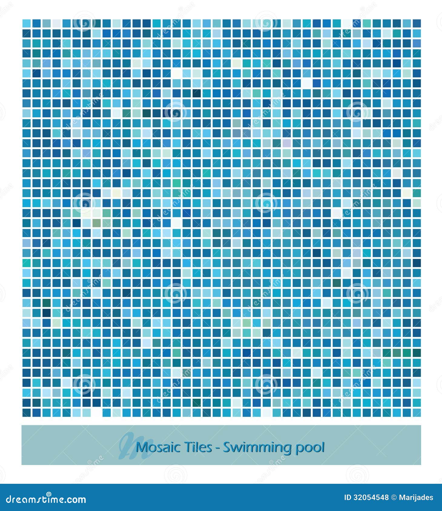 Mosaic Tiles - Swimming Pool Stock Vector - Illustration of colored ...
