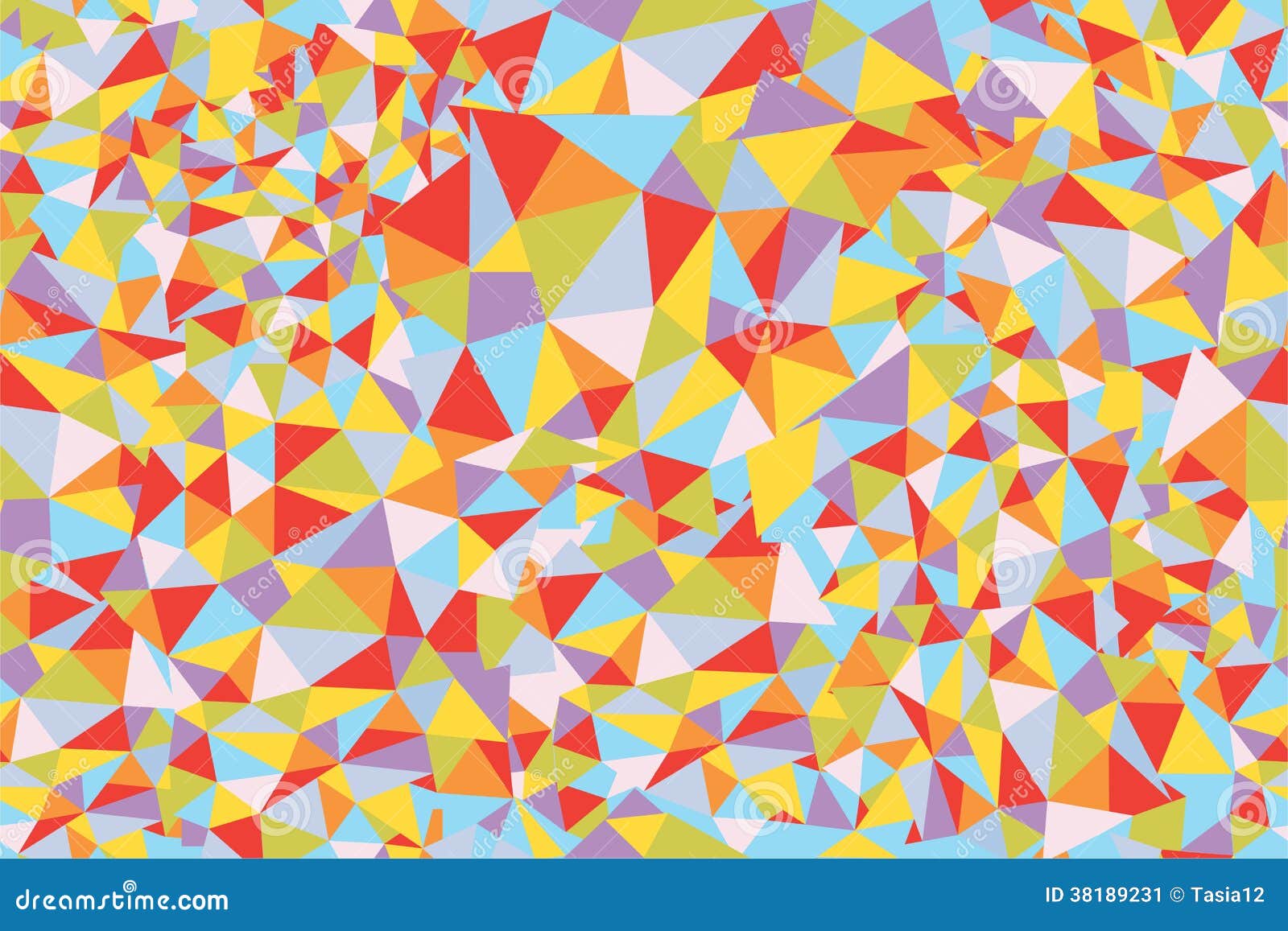 Mosaic Triangle Seamless Pattern Stock Vector - Illustration of banner ... Mosaic Triangle Seamless Pattern Stock Vector - Illustration of banner ...