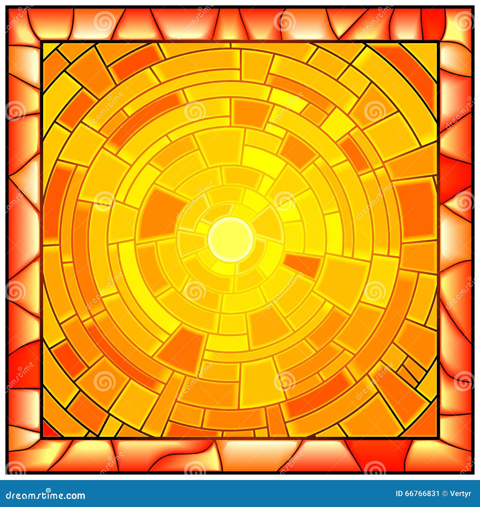 Mosaic Vector Illustration of Sunshine. Stock Vector - Illustration of ...