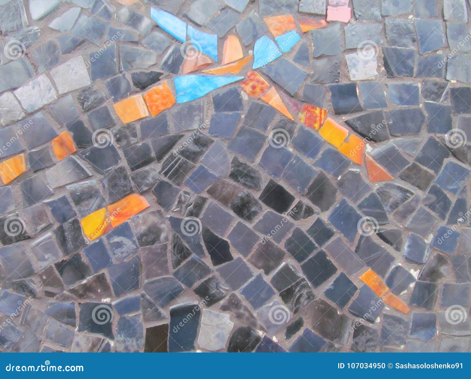 Cracked Ceramic Tile