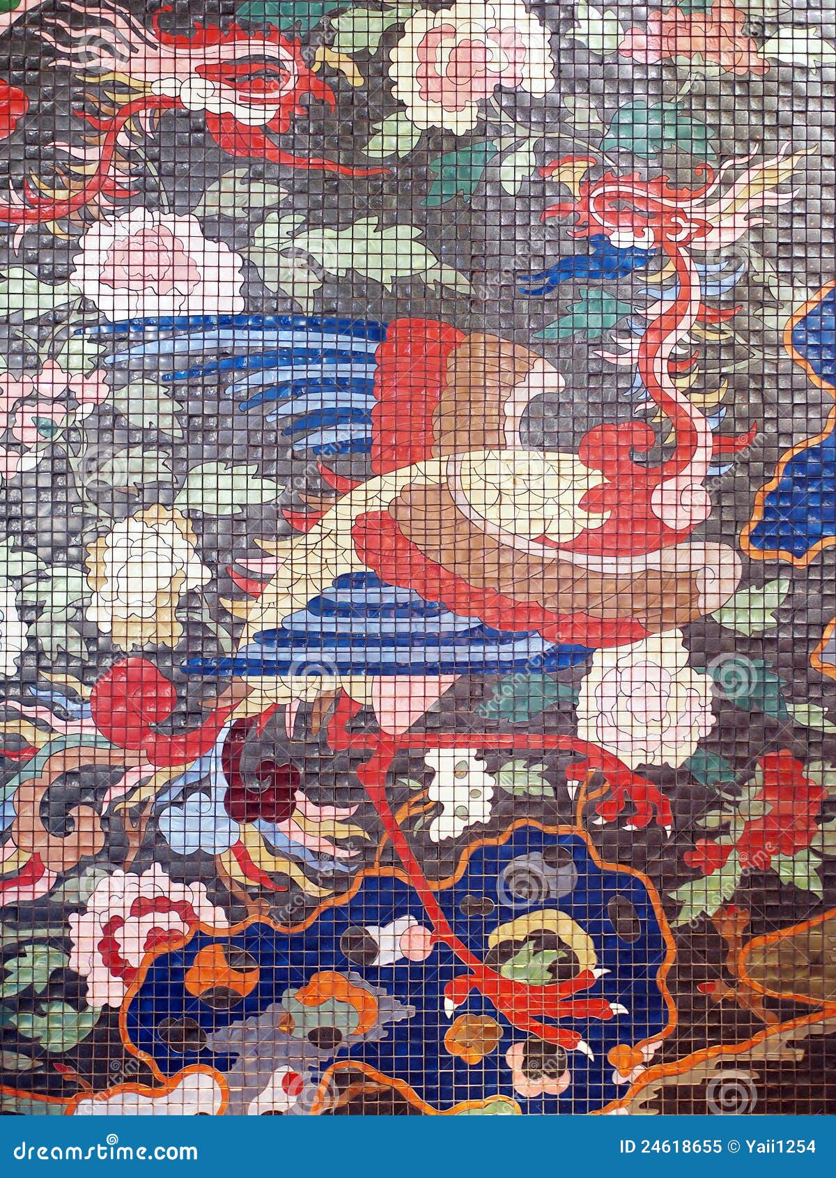 Mosaic Wallpaper stock illustration. Illustration of color - 24618655