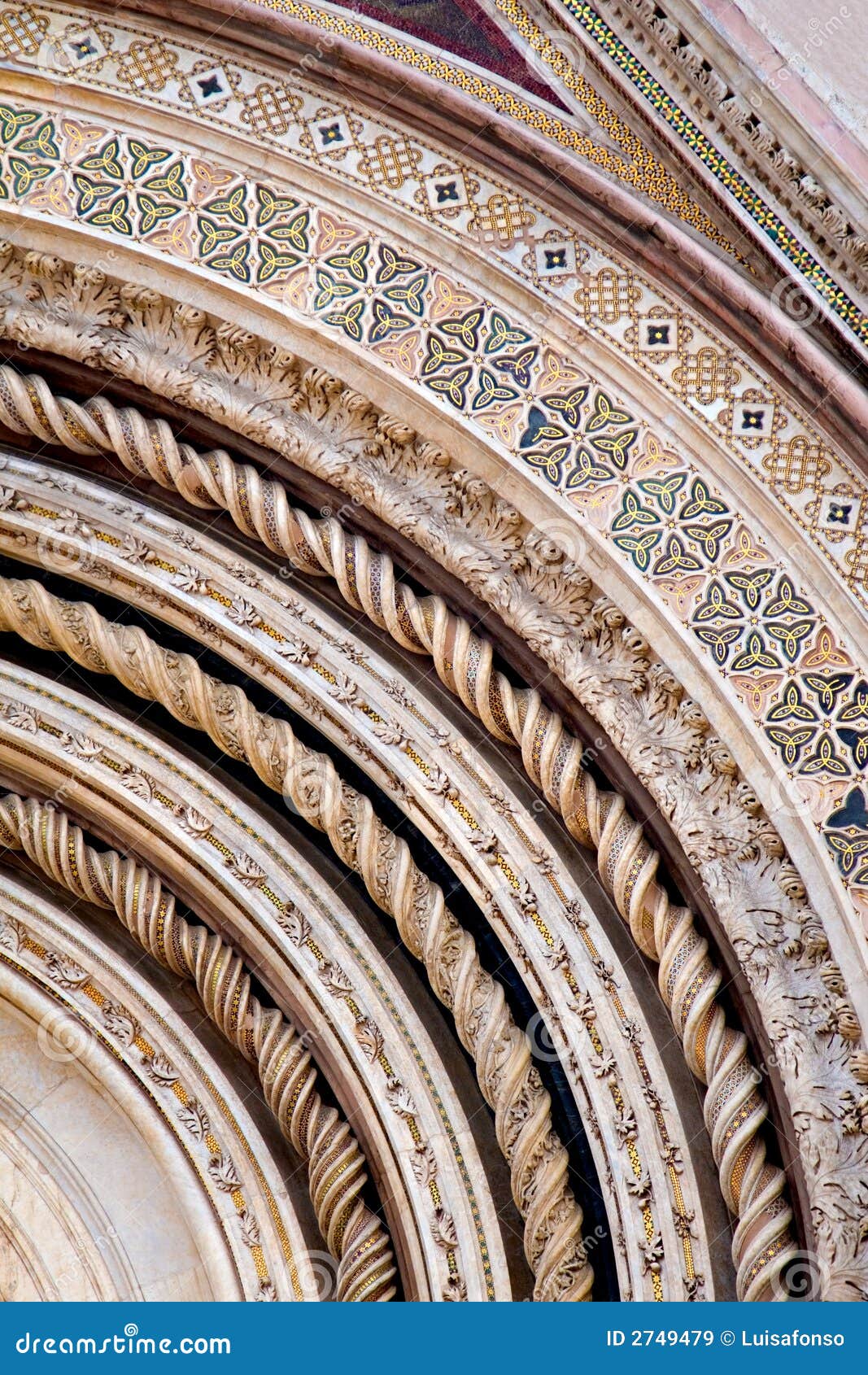 Mosaic Works Detail stock image. Image of carvings, marble - 2749479